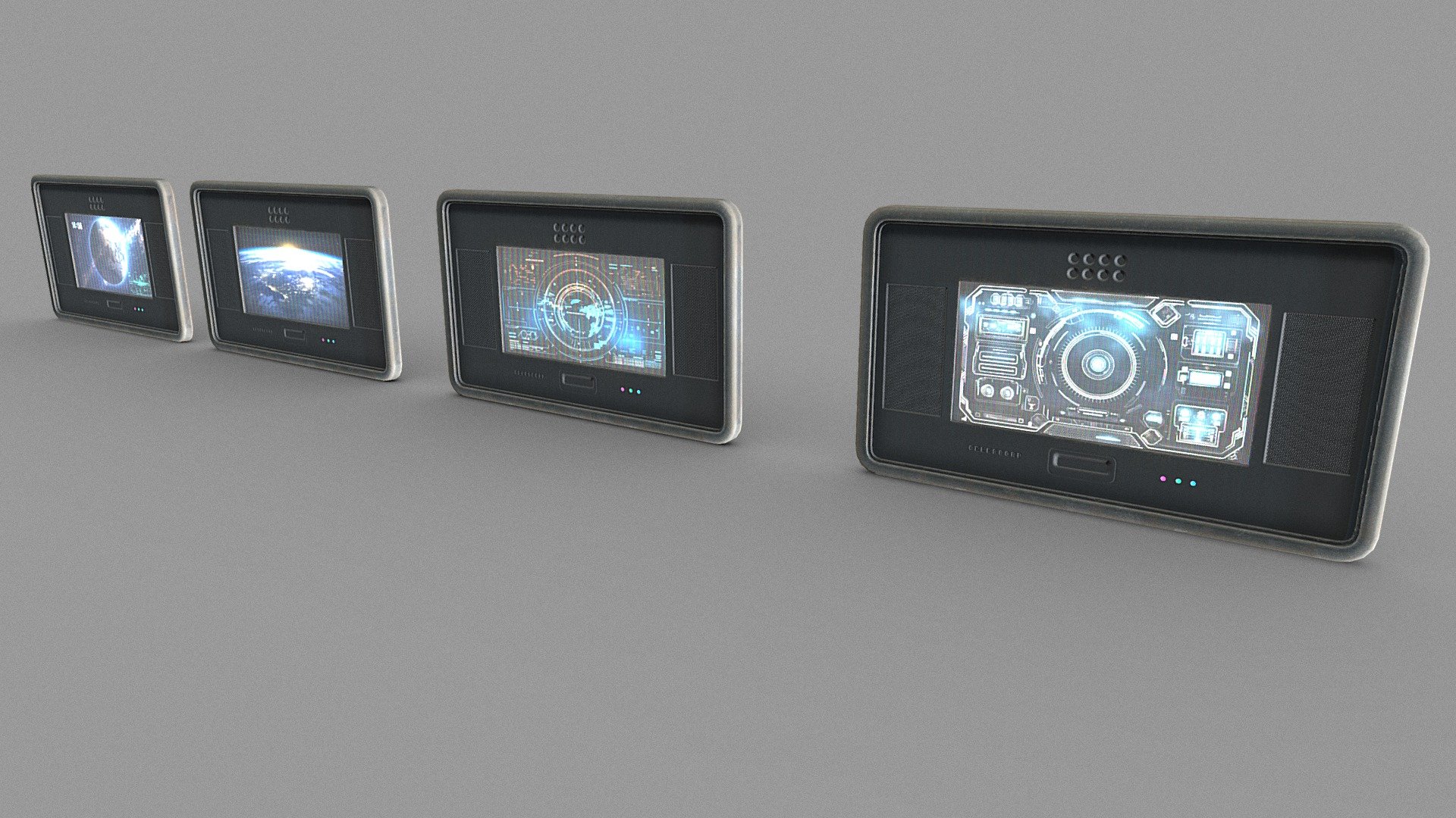 Scifi displays - Buy Royalty Free 3D model by Sousinho [453c9d2 ...