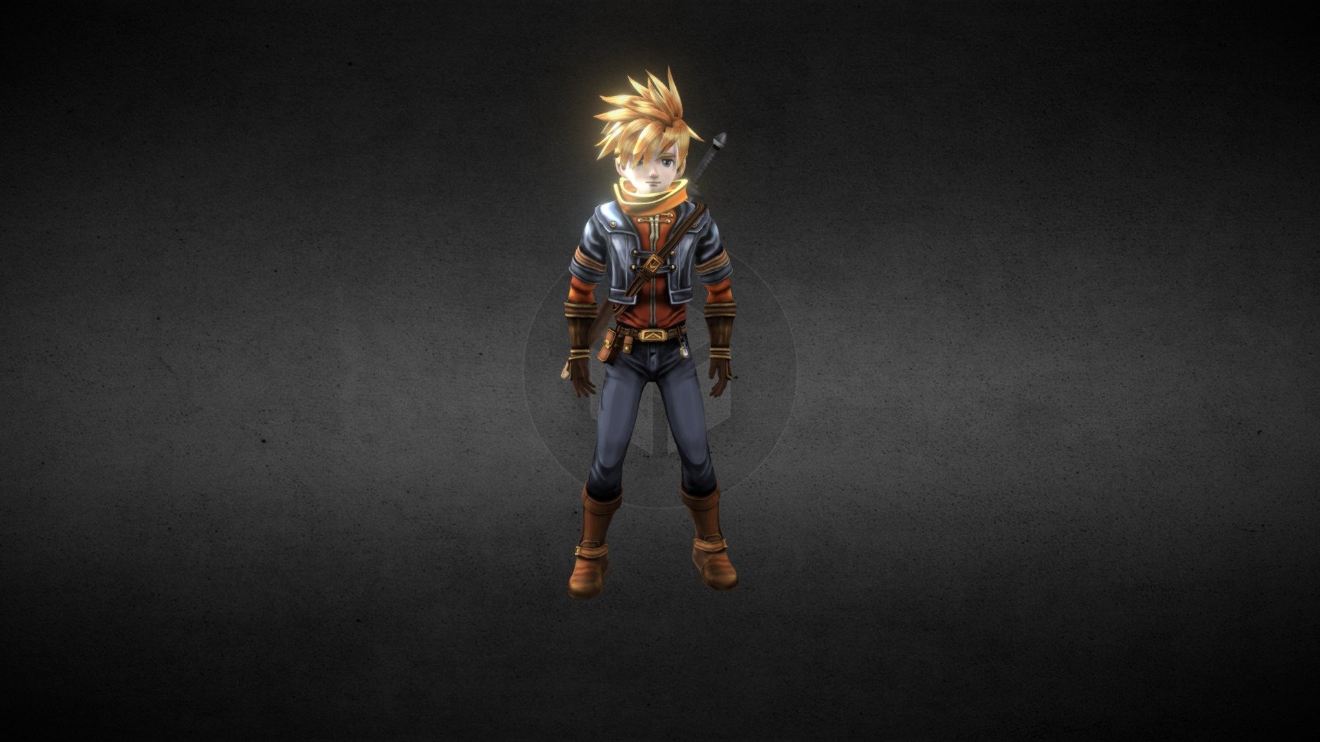 Issac_GoldenSun - 3D model by Jorams (@thordax1981) [4541524] - Sketchfab