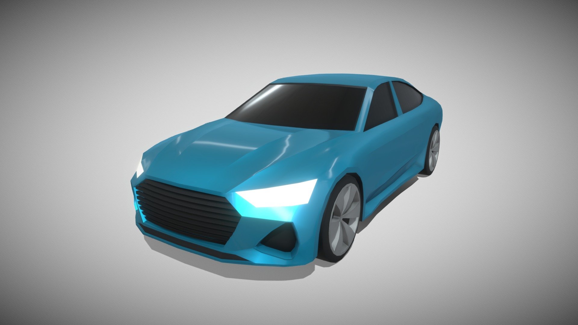 Low Poly Audi RS7 - Download Free 3D model by kulonee (@ynesolefru ...
