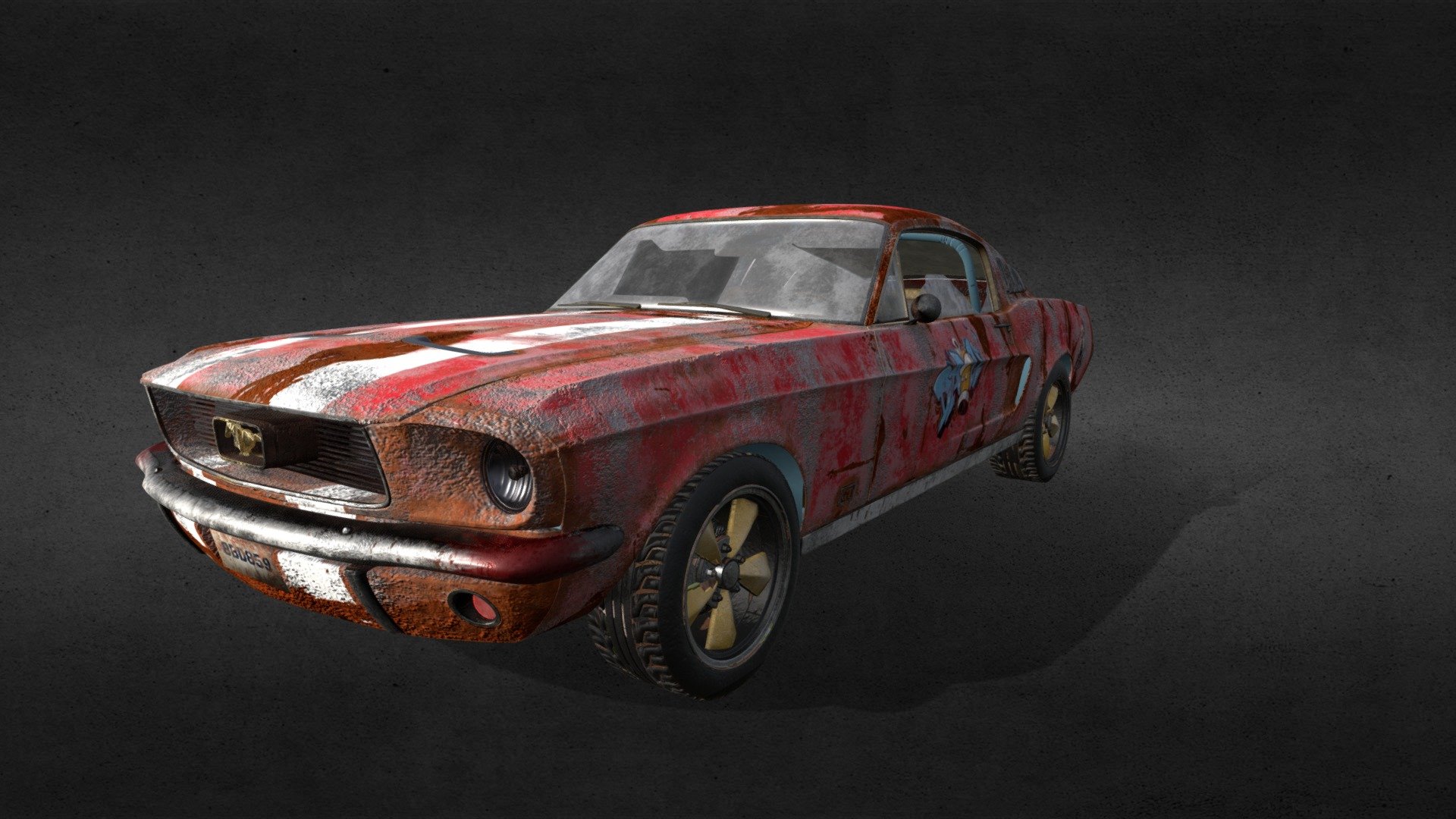 Ford Mustang Classic - 3D model by mahmoudabdelsalam341 [4544d8a ...