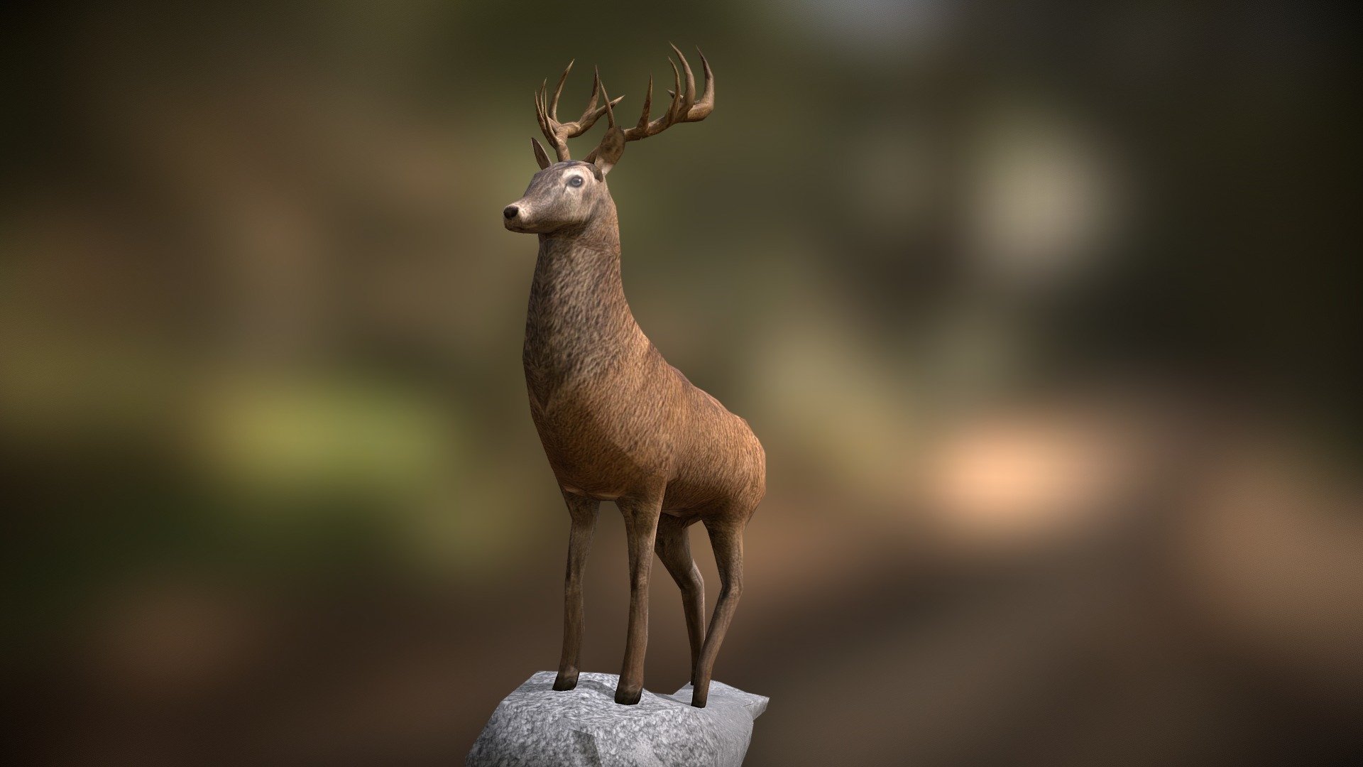 Deer - 3D model by Bram_Verschaeve [45456c2] - Sketchfab