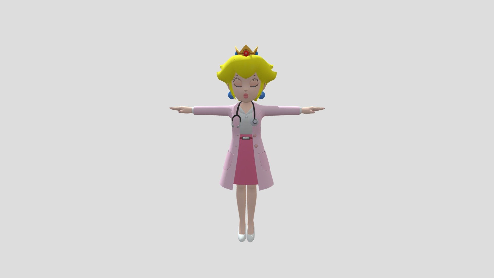 Dr. Peach - Download Free 3D model by rippedmodels (@cortybr) [4545893 ...