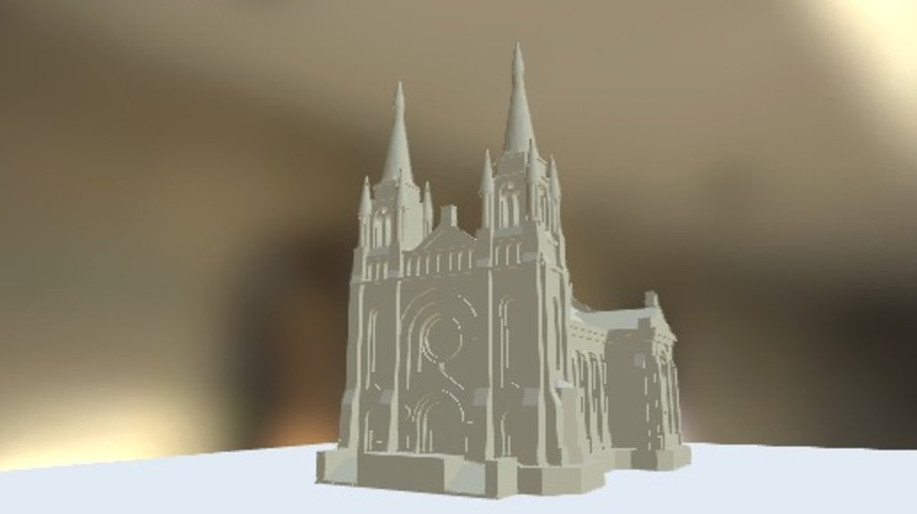 Cathedral - 3D model by philture [4545a9d] - Sketchfab