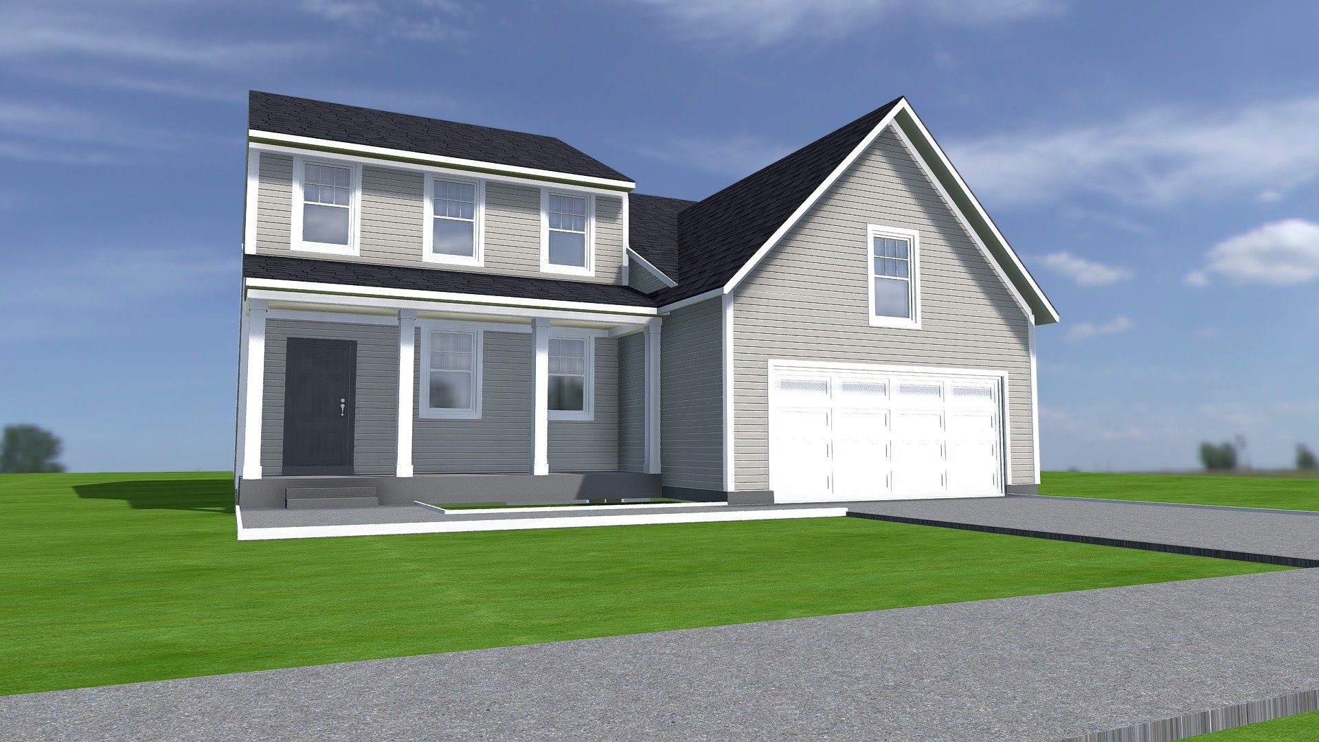 Siereveld Exterior - 360 spin model of 3D house - 3D model by ...