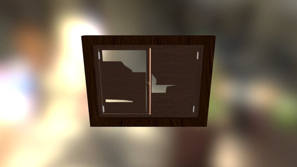 Broken Window - 3D model by arachis [454747f] - Sketchfab