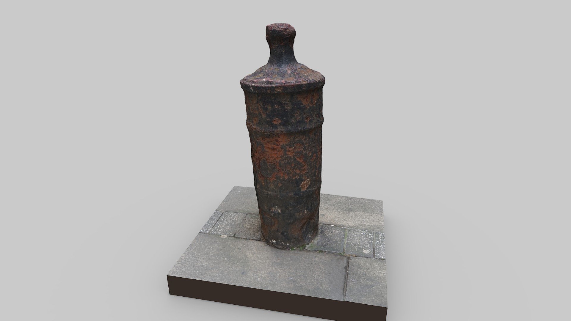 Cannon Bollard St Helen's - Download Free 3D model by artfletch ...