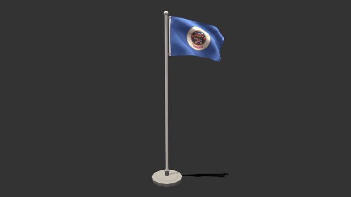 Flagpole 3D models - Sketchfab
