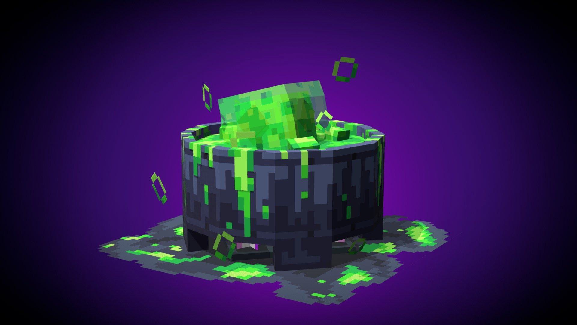 Blockbenchtober #3 - Hazard - 3D model by MOSKA (@moska_design ...
