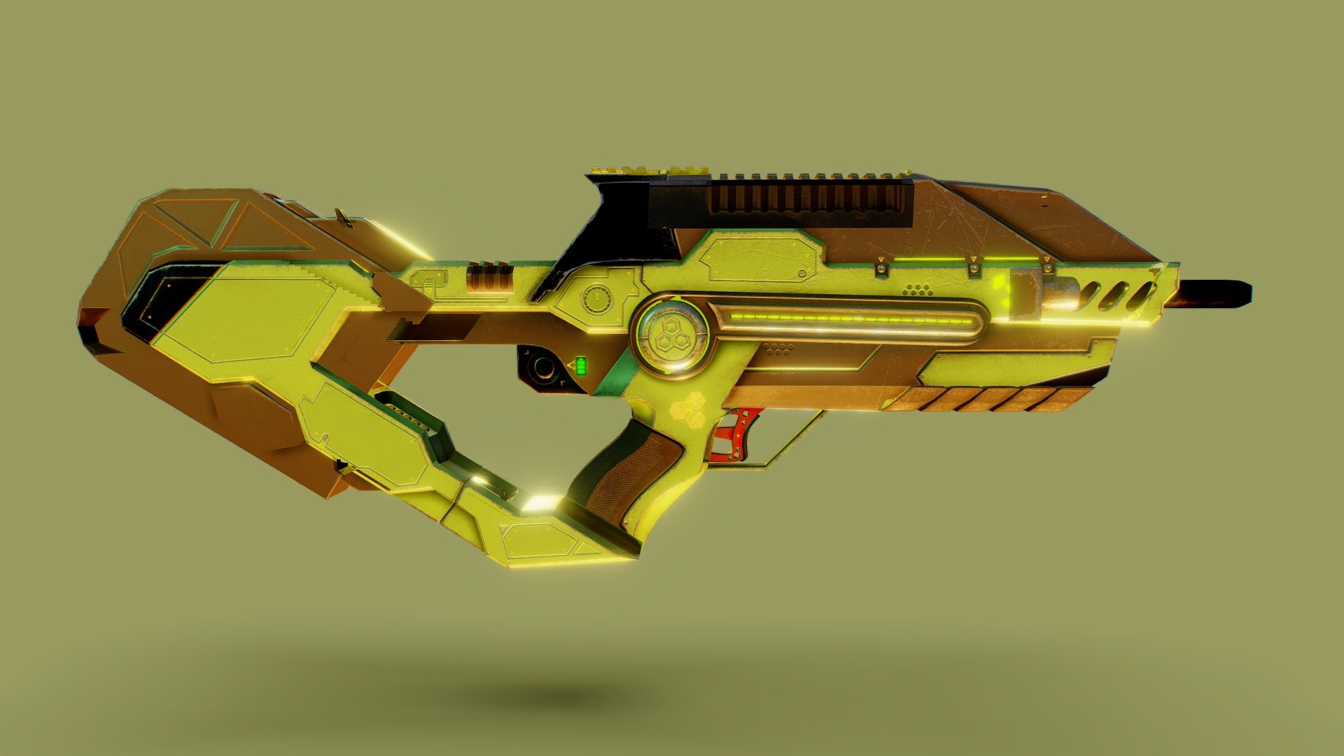 GUN - 3D model by kero777 [454cfe3] - Sketchfab