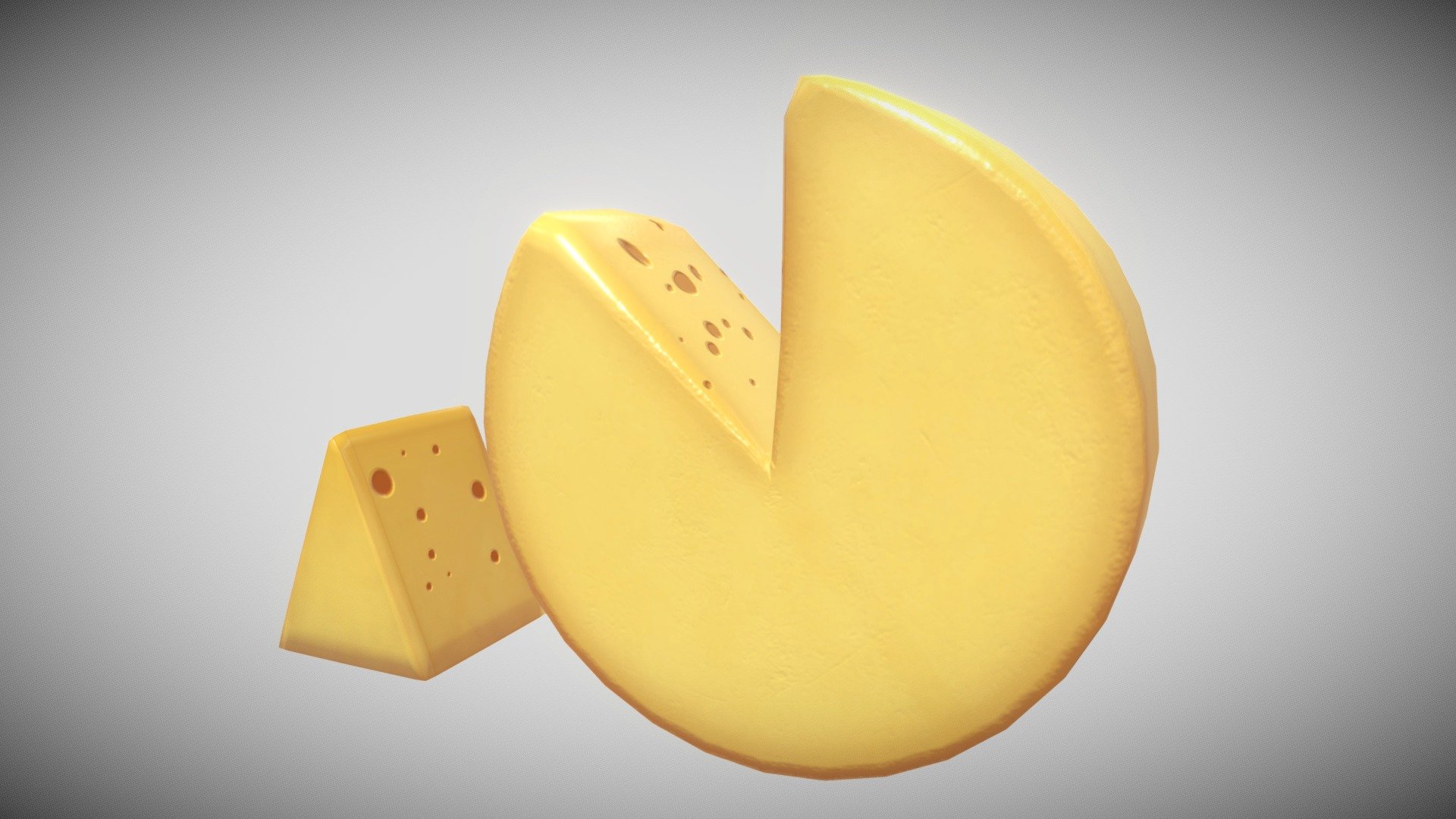 Whole Cheese - 3D model by Mapshot [454d479] - Sketchfab