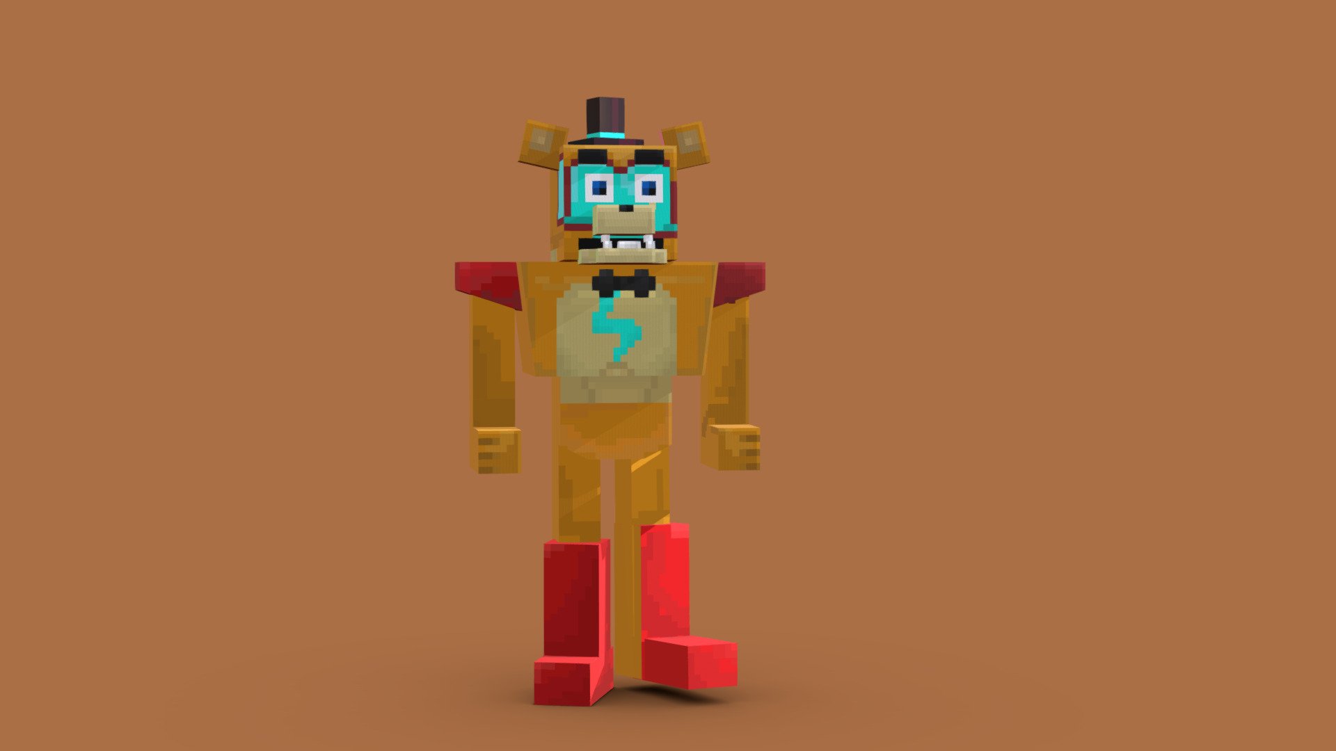 Freddy - 3D model by leopard (@itsleopard) [454f6e0] - Sketchfab