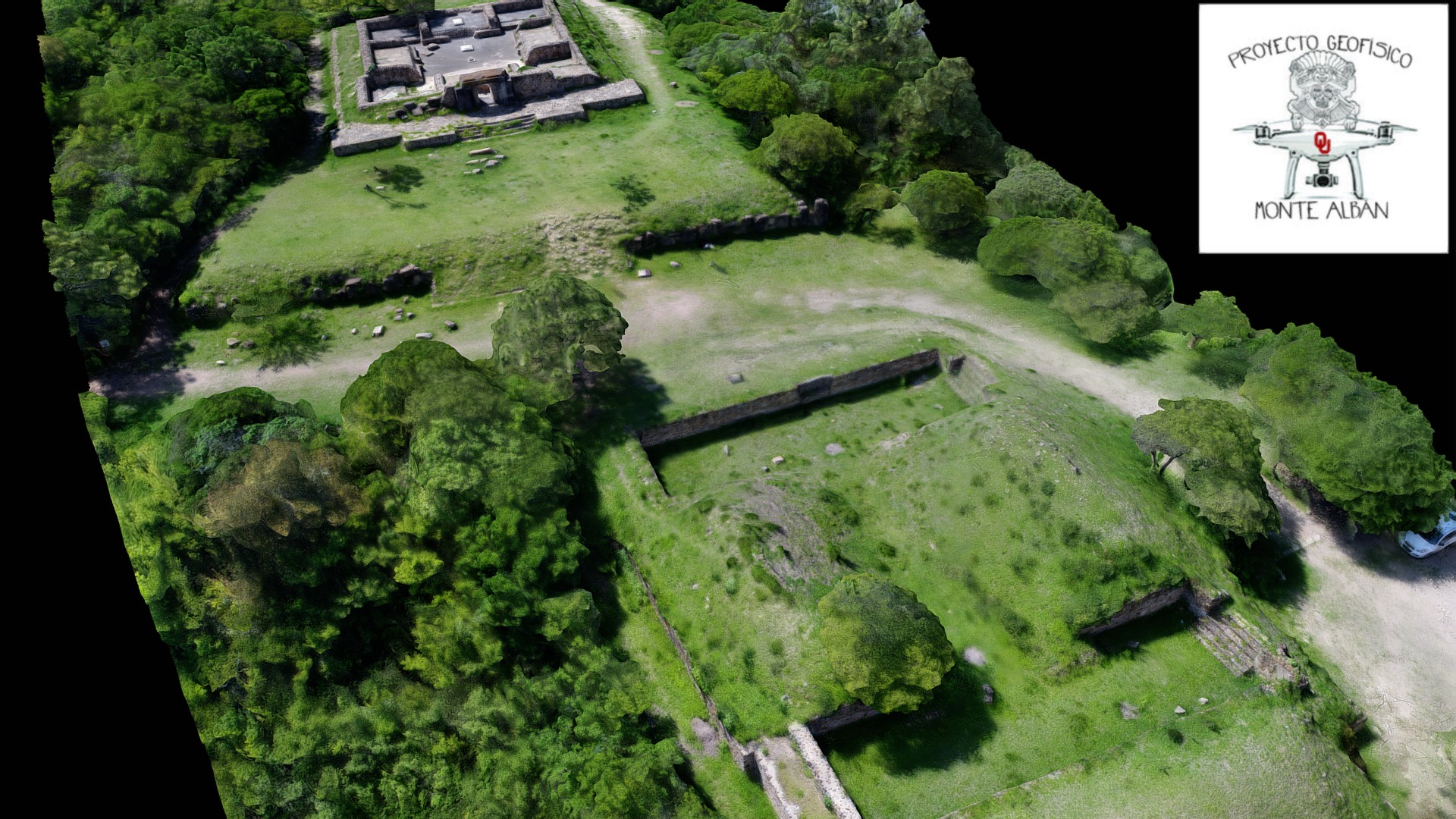 Monte Albán, Residence of Tomb 105 and Ballcourt - 3D model by Monte ...