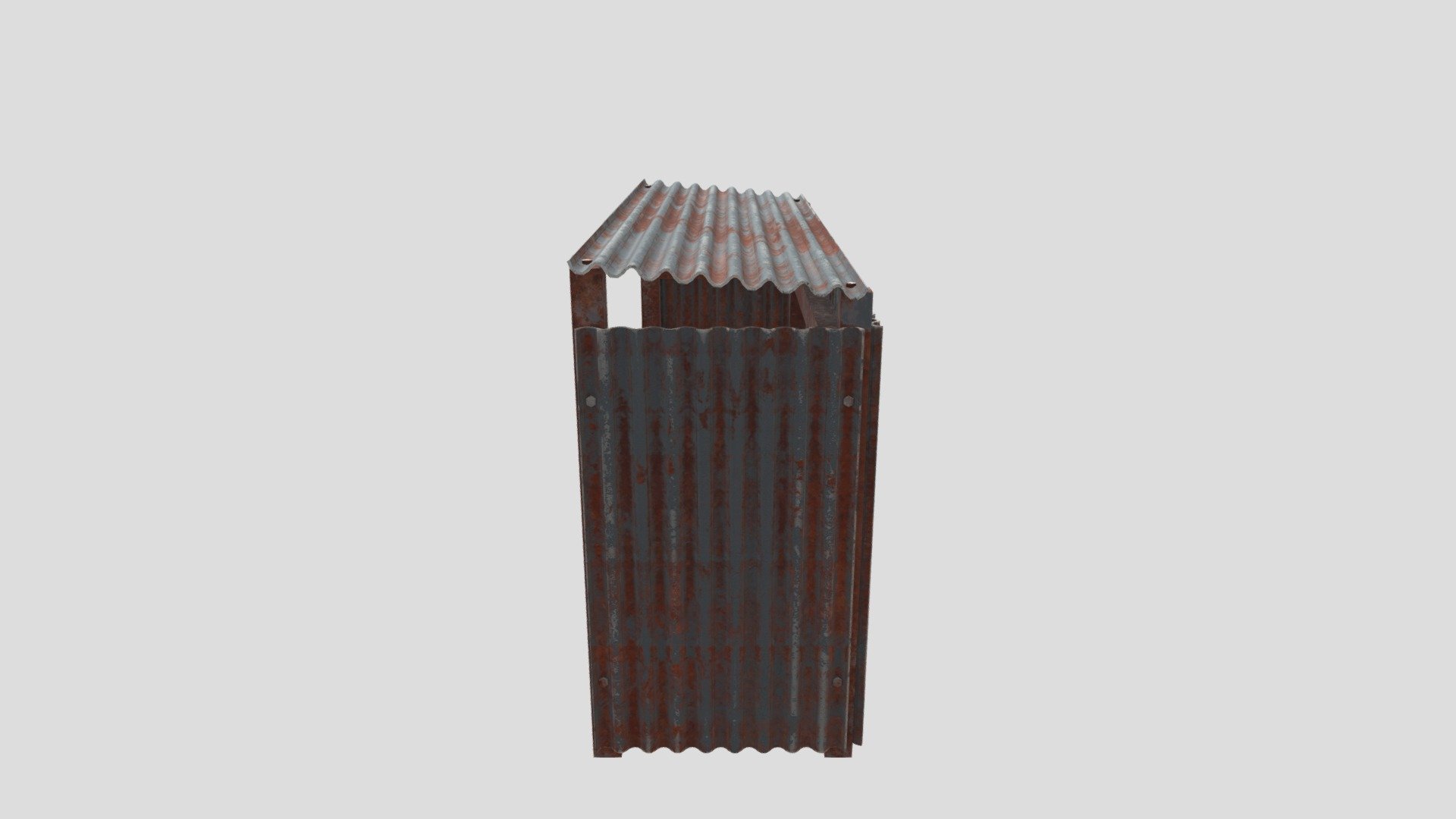 Japanese rusty shack - 3D model by markun [45515e4] - Sketchfab