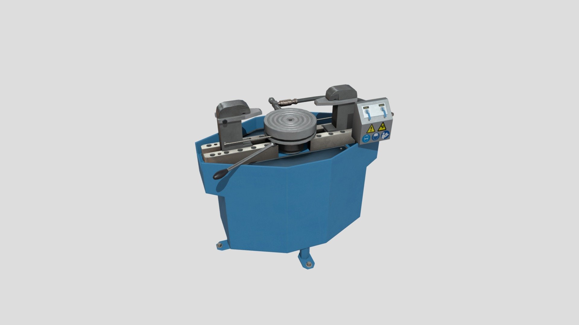 Test bench for shut-off valves - Buy Royalty Free 3D model by Naugad ...