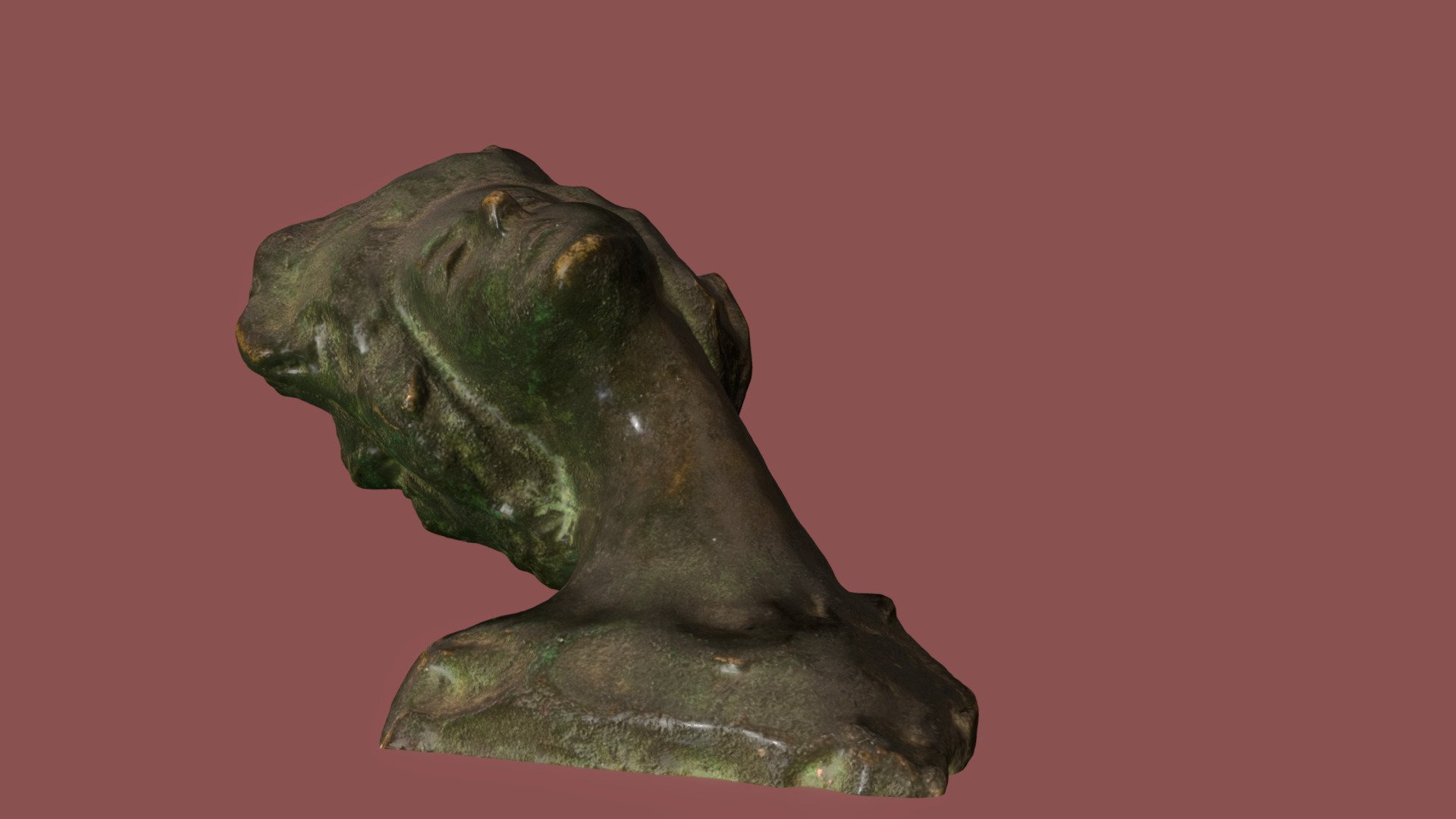 Female Head Statue in Photogrammetry - Download Free 3D model by ...