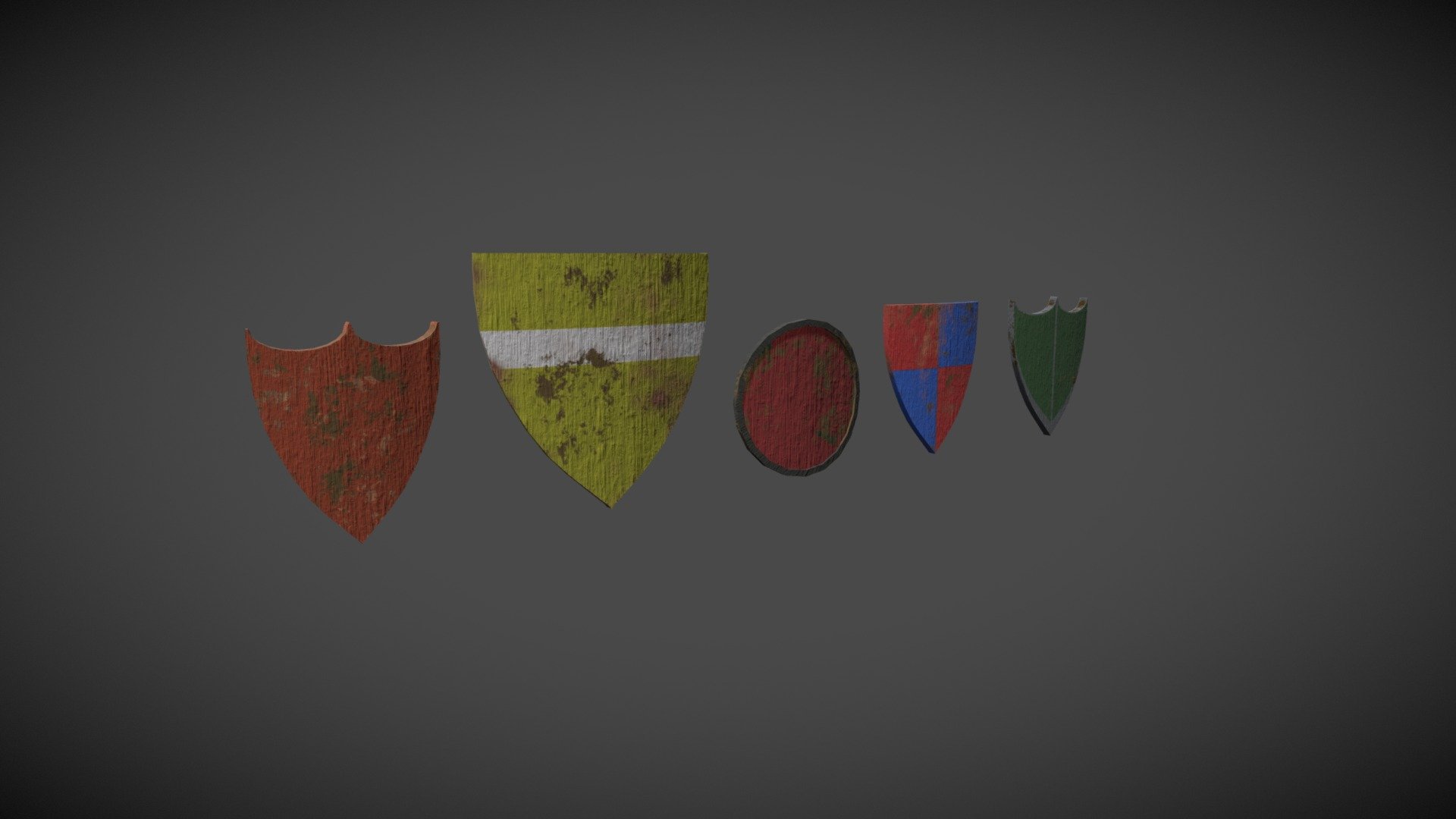 Shields - Modular Castle - 3D model by ewanwinter [45544a9] - Sketchfab
