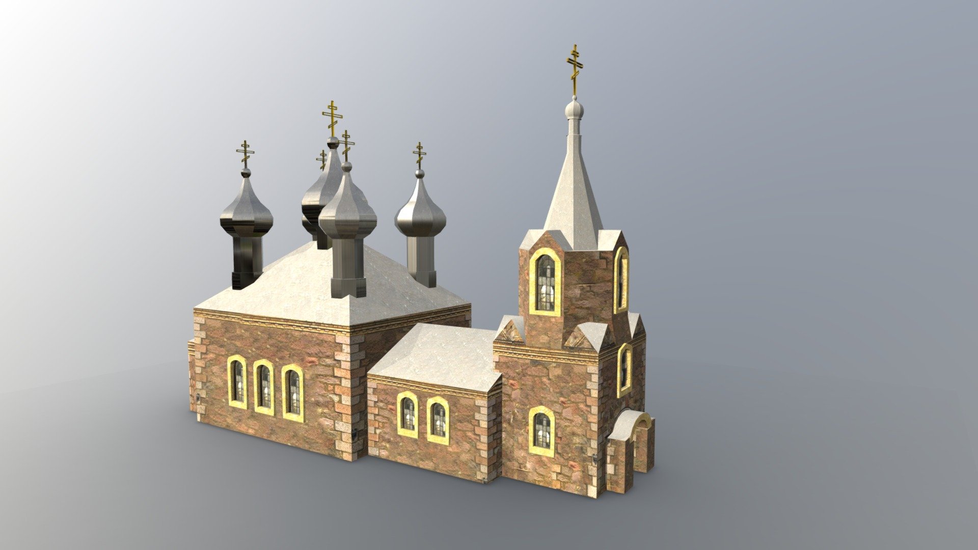 Church - Download Free 3D model by shakiller [455504b] - Sketchfab