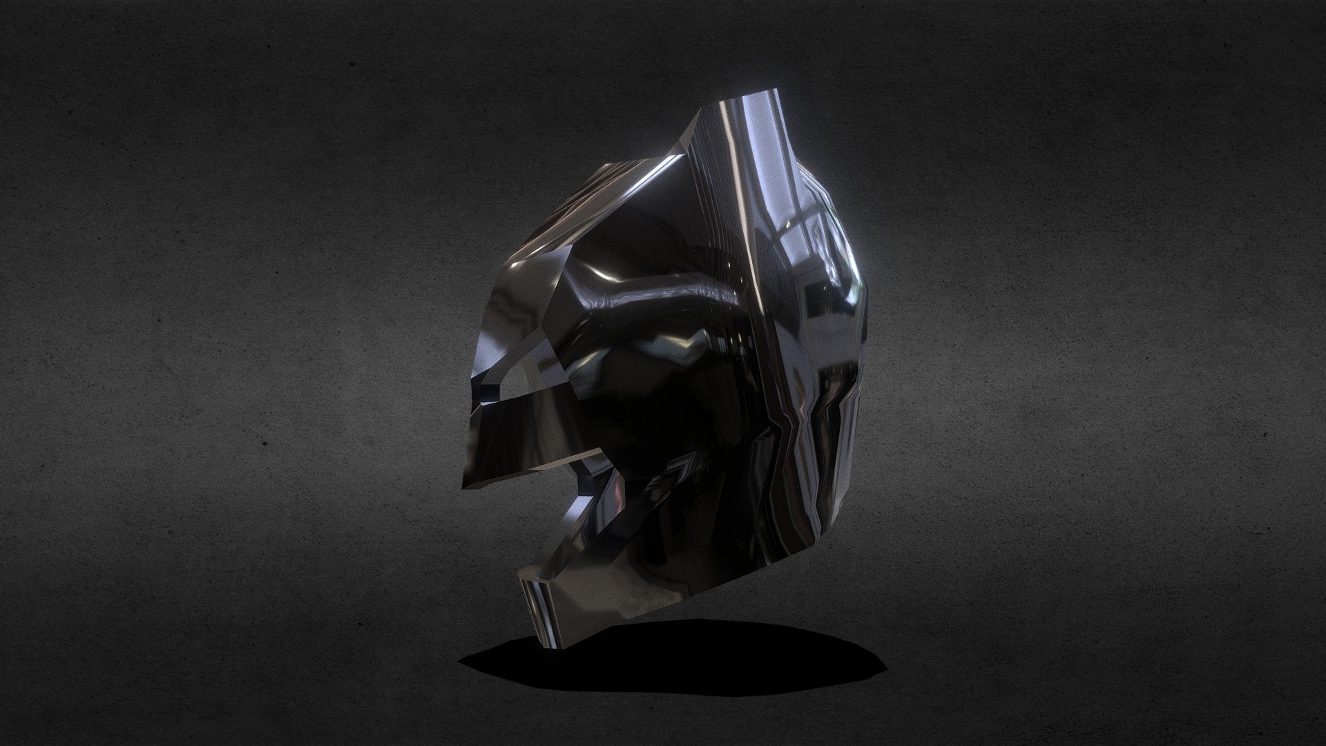 Batman Low Poly Helmet - Download Free 3D model by gabrielpradhan77 ...