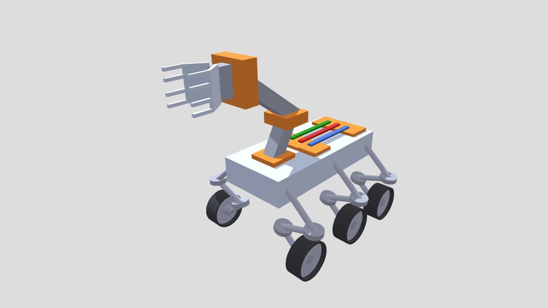 Mars Construction Robot - 3D model by Zausty [4555d53] - Sketchfab