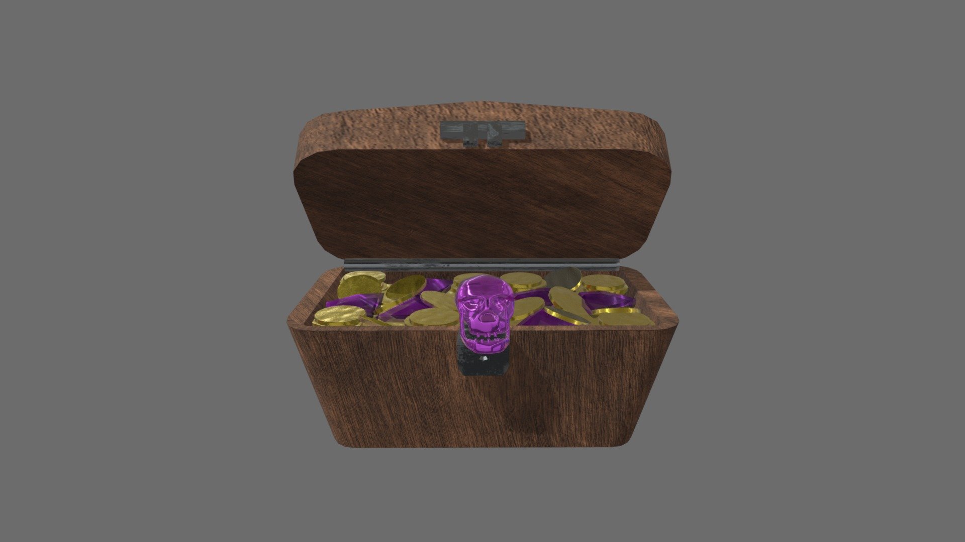 Animated Chest with Talking Skull - 3D model by Oakley Holloway ...
