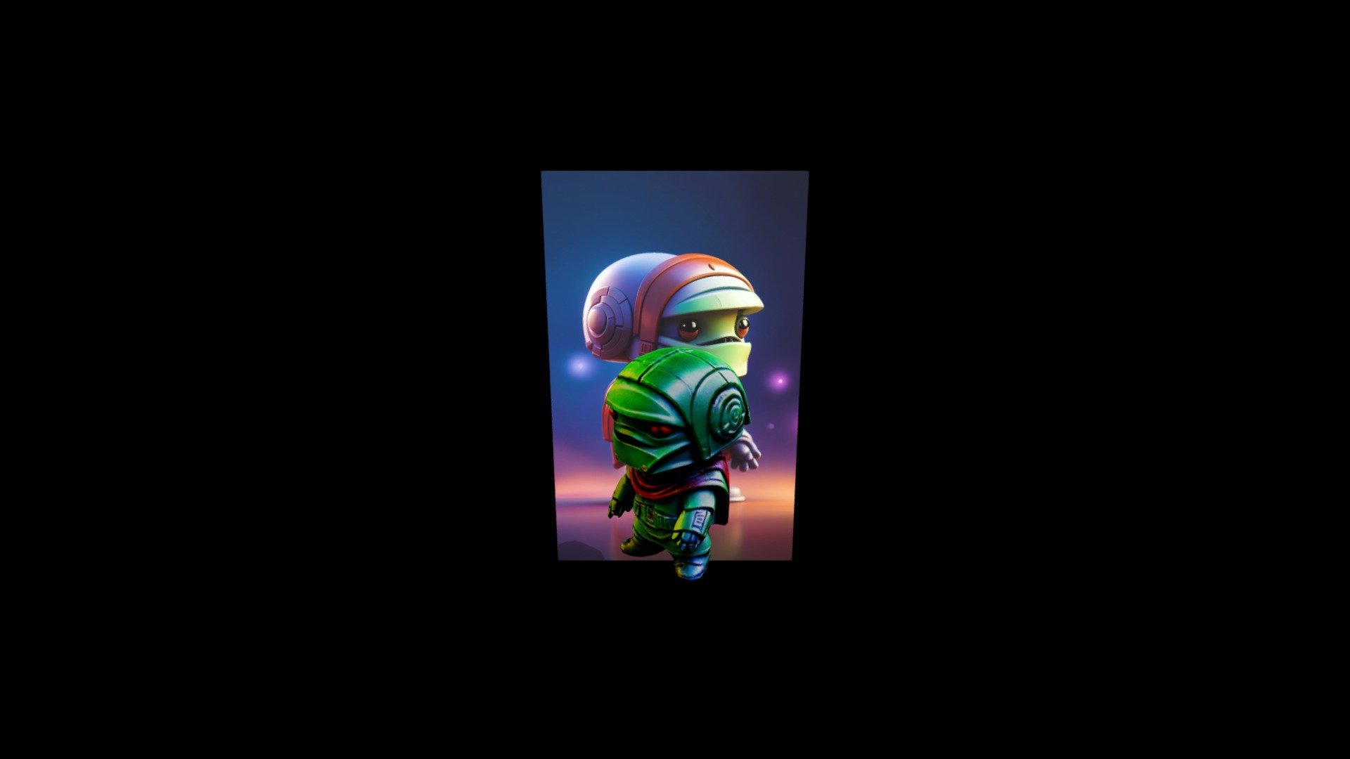 a of a toy figure of a spaceman, cute elaborat - Download Free 3D model ...