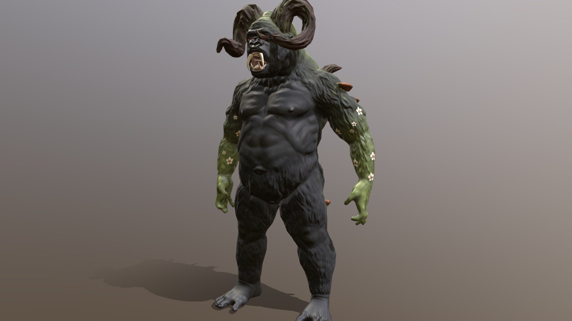 Mutant Gorilla - 3D model by abimerrell [45564ac] - Sketchfab
