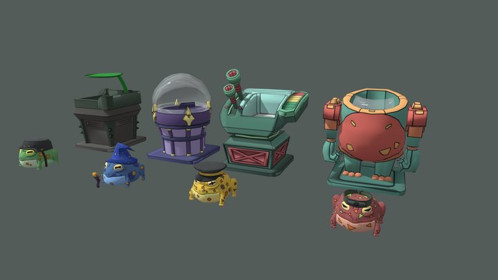 Frog 3D models - Sketchfab