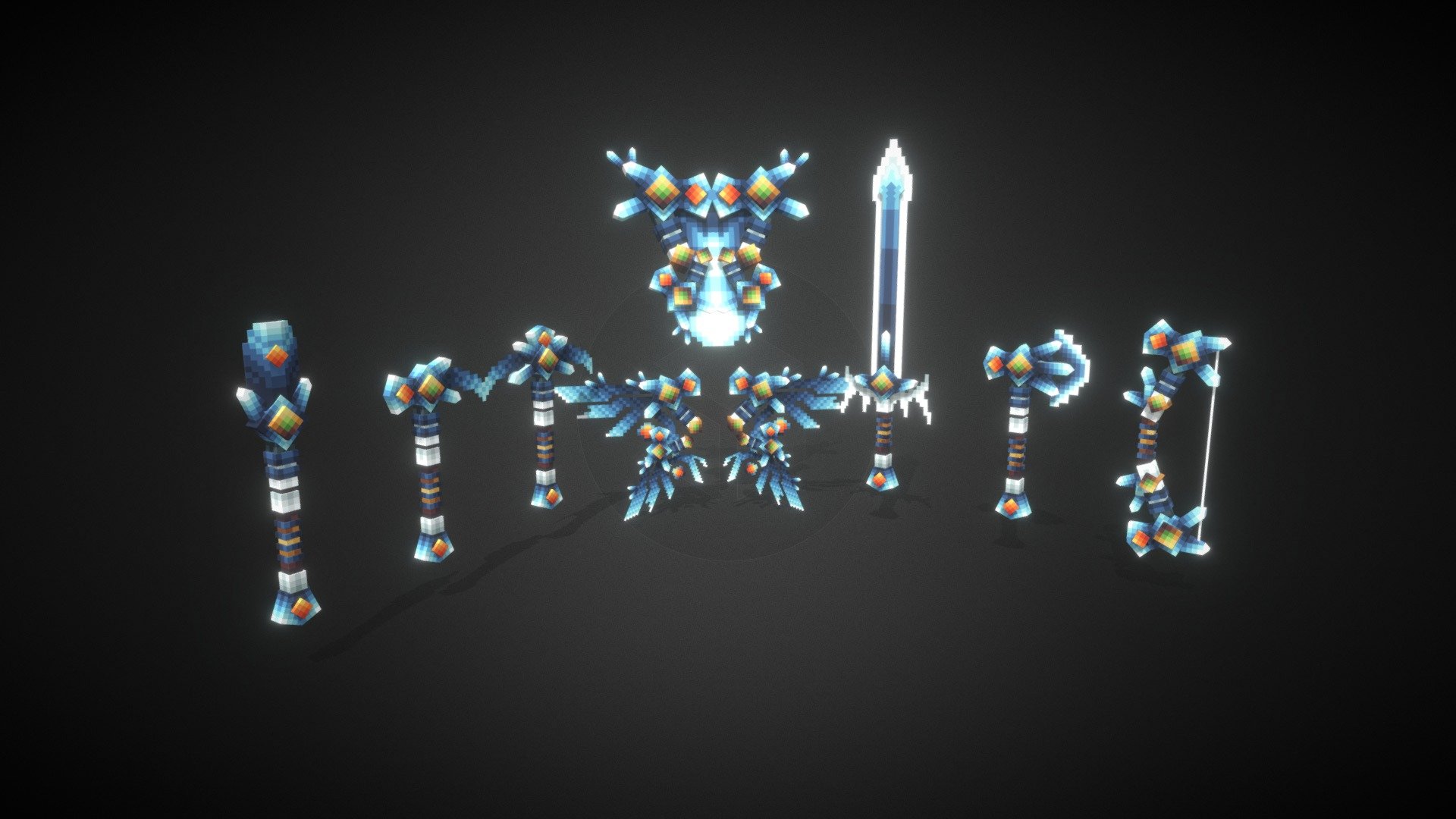 Frozen Tools - 3D model by 3B STUDIO (@3BStudioMC) [4559bfa] - Sketchfab
