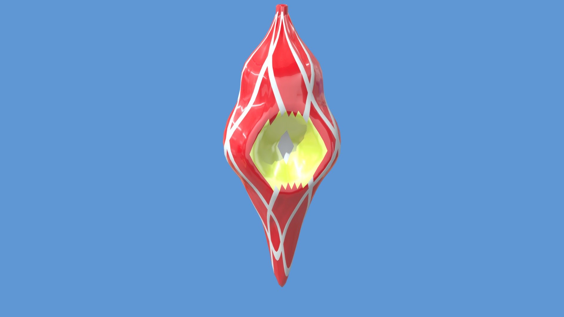 Christmas tree toy glass red flame - Download Free 3D model by ...