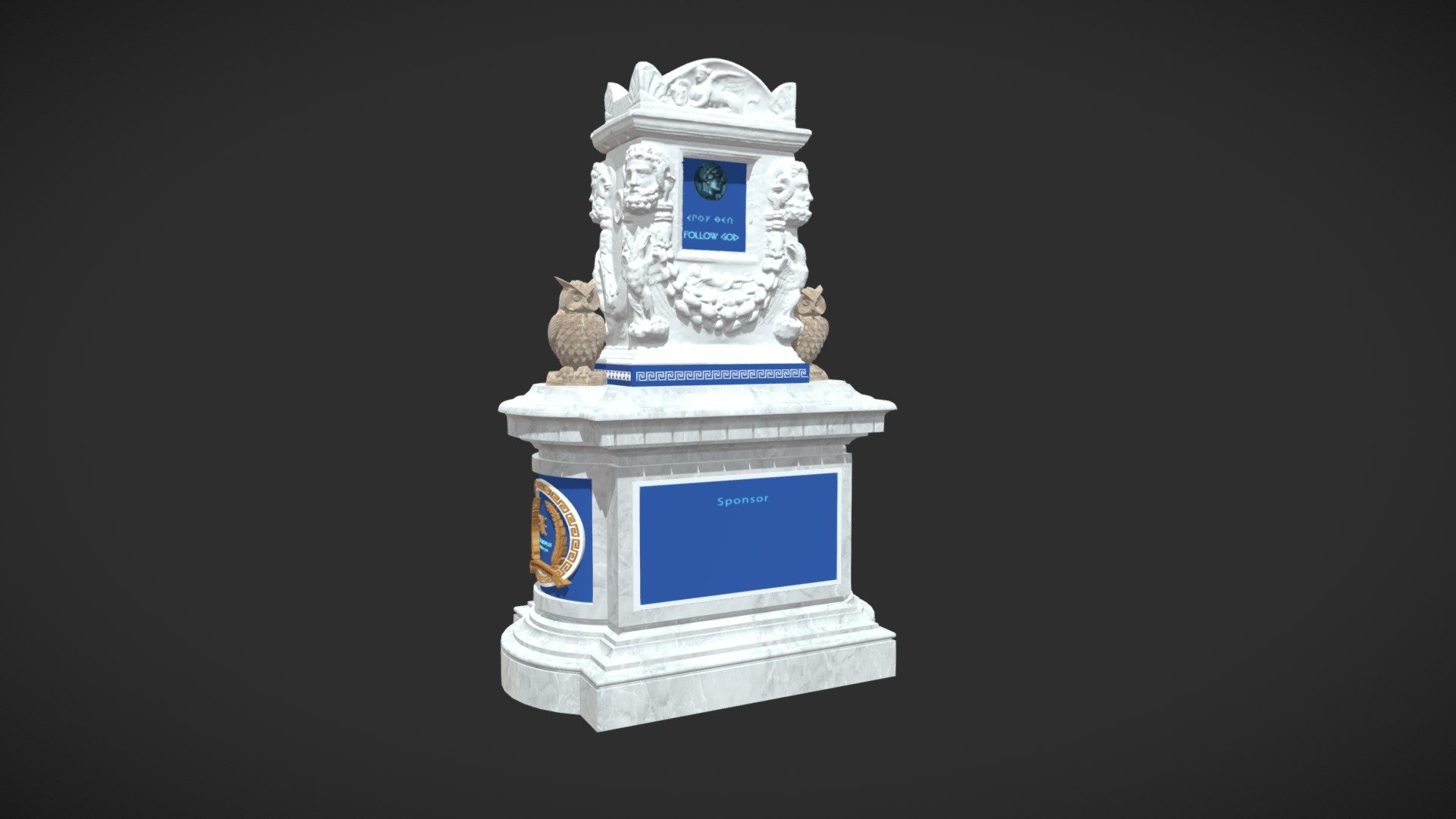 Delphic maxims - 3D model by heptapolis [455c40e] - Sketchfab