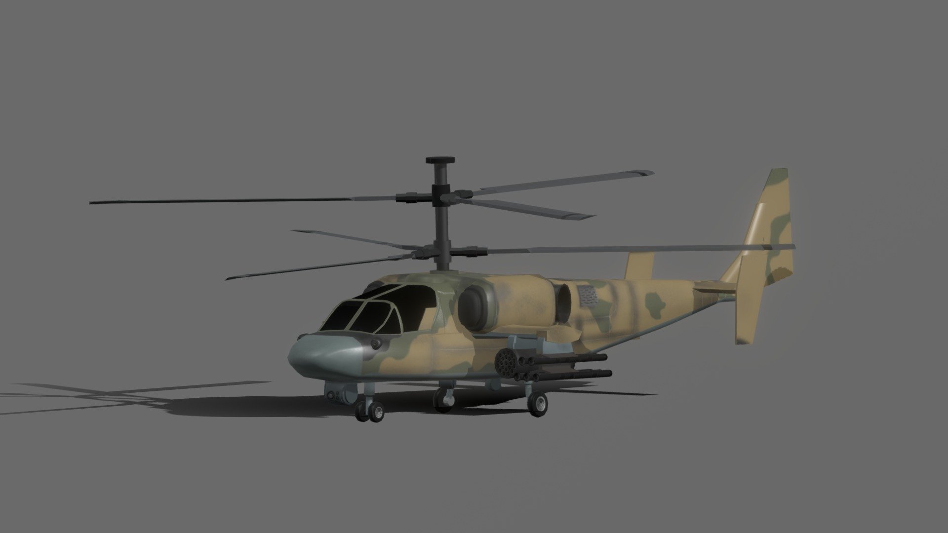 Mini Ka-52 - 3D model by Nehhe [455dea6] - Sketchfab
