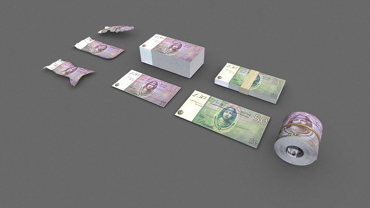 Money 3D models - Sketchfab