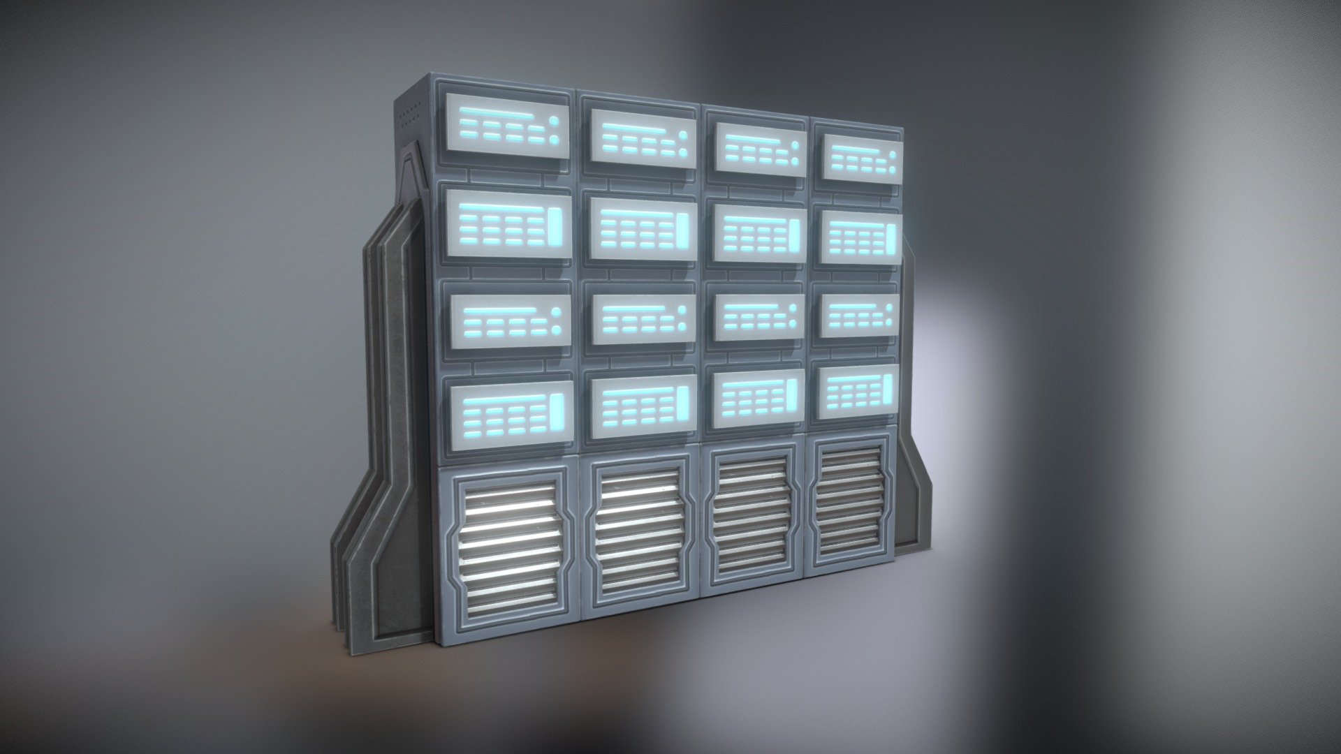 Sci Fi Server rack - Buy Royalty Free 3D model by captainapoc [4564102 ...