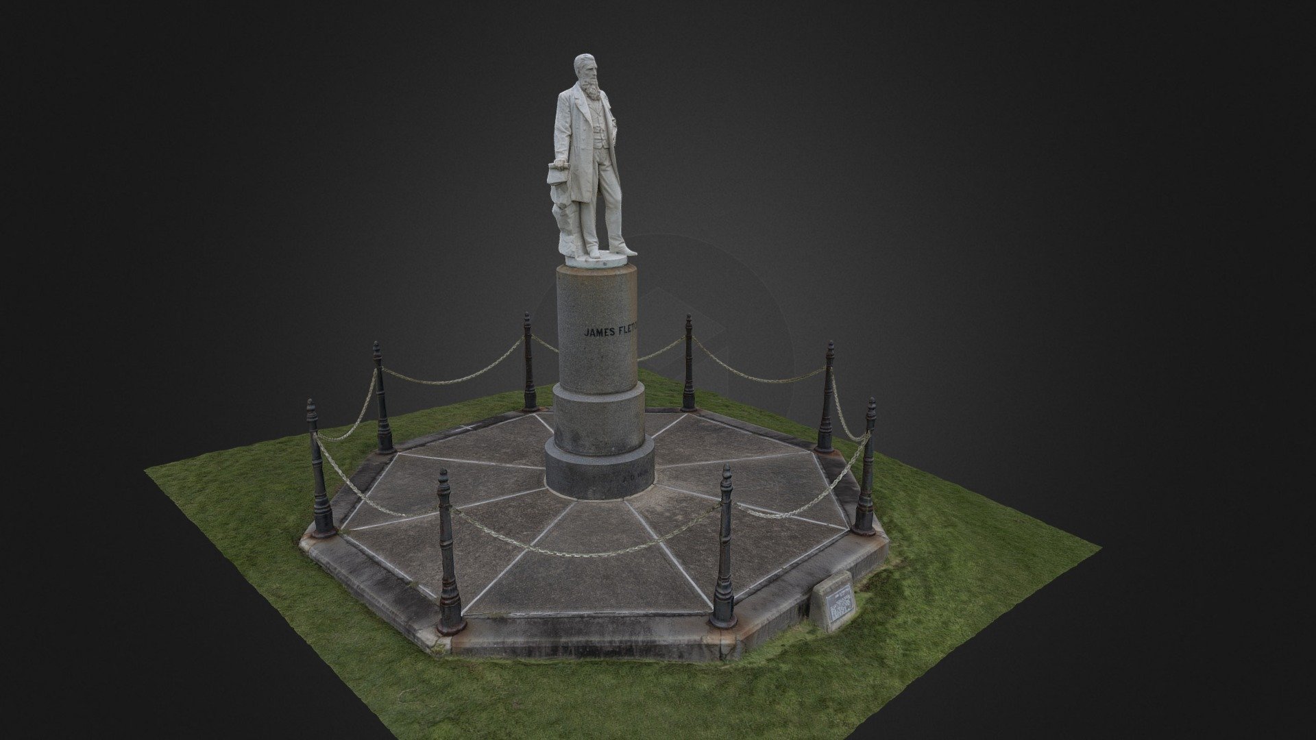 James Fletcher statue - 3D model by Earth Sciences, University of ...