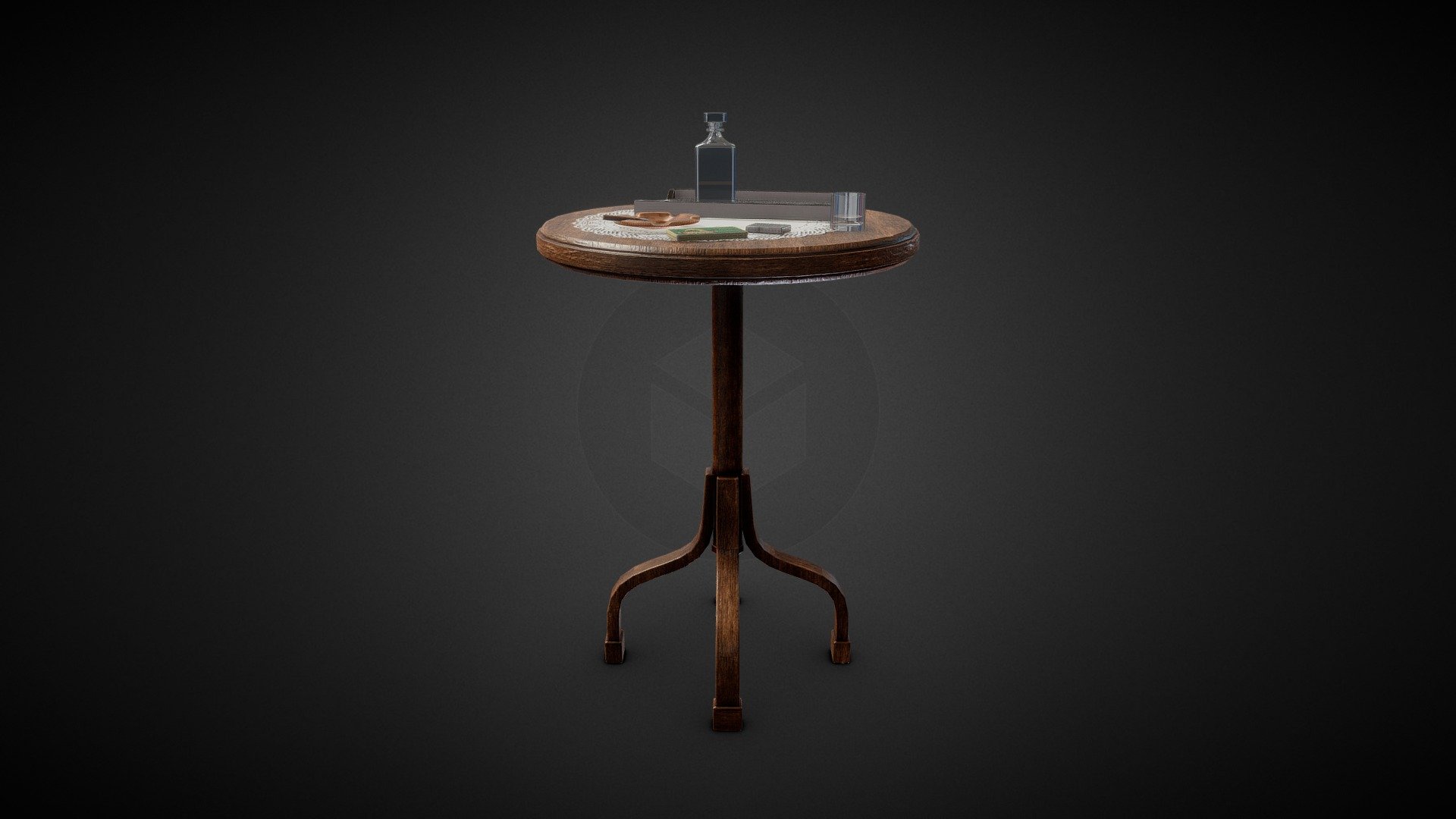 Bar table - 3D model by Steafan Collins (@collinssteafan) [4564e78 ...