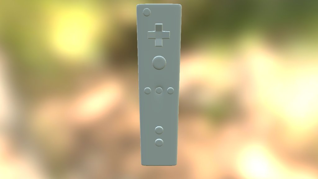 Wii Control - 3D model by Juan Mazorra (@juanmazorra) [4565b85] - Sketchfab