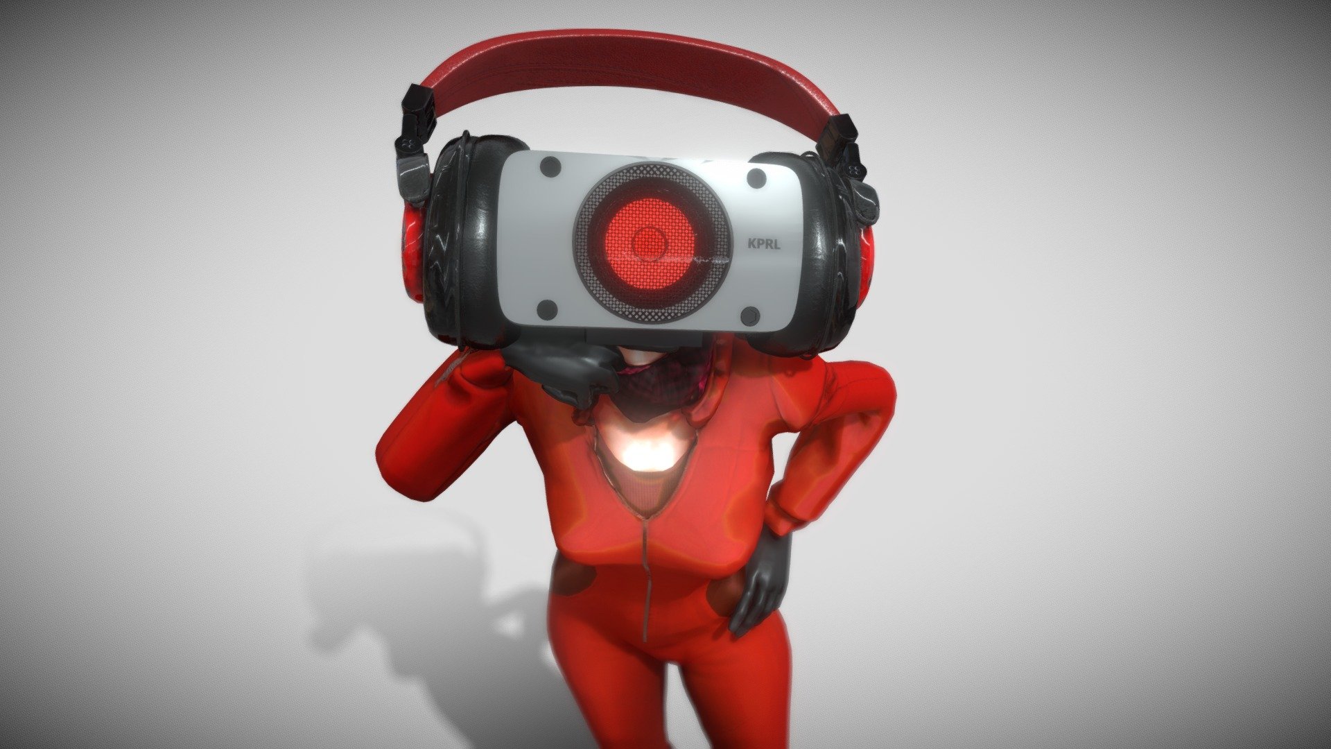 SpeakerWoman - 3D model by Johnny Catafalque (@JohnnyCatafalque ...