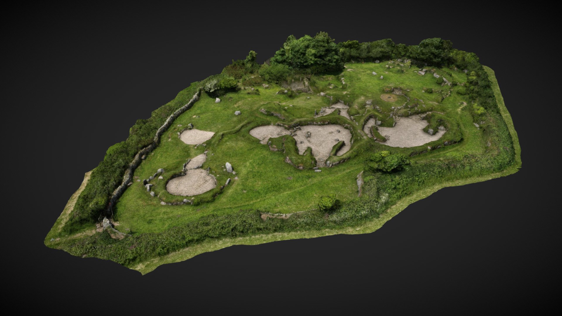 Carn Euny Ancient Village - Cornwall - 3D model by 3deep [4567ea6 ...