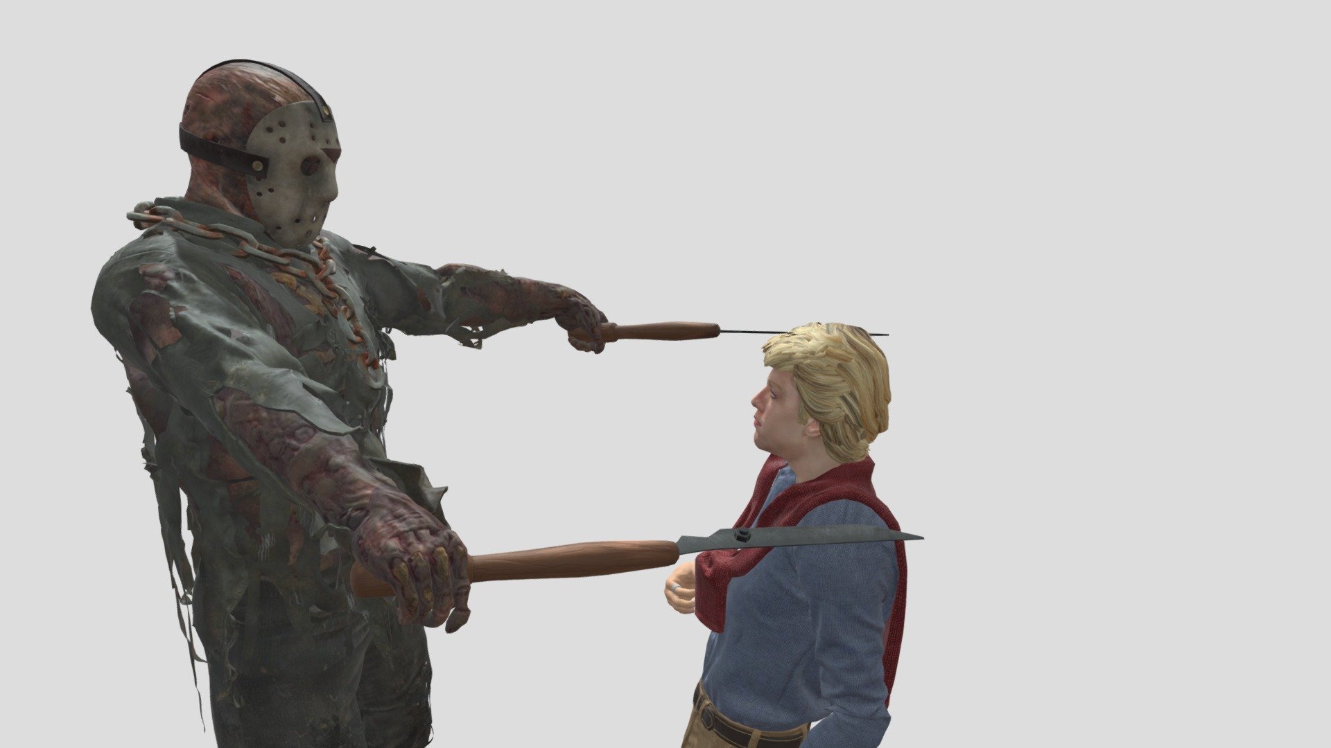 Jason Voorhees Shear Kill Animation - Download Free 3D model by ...