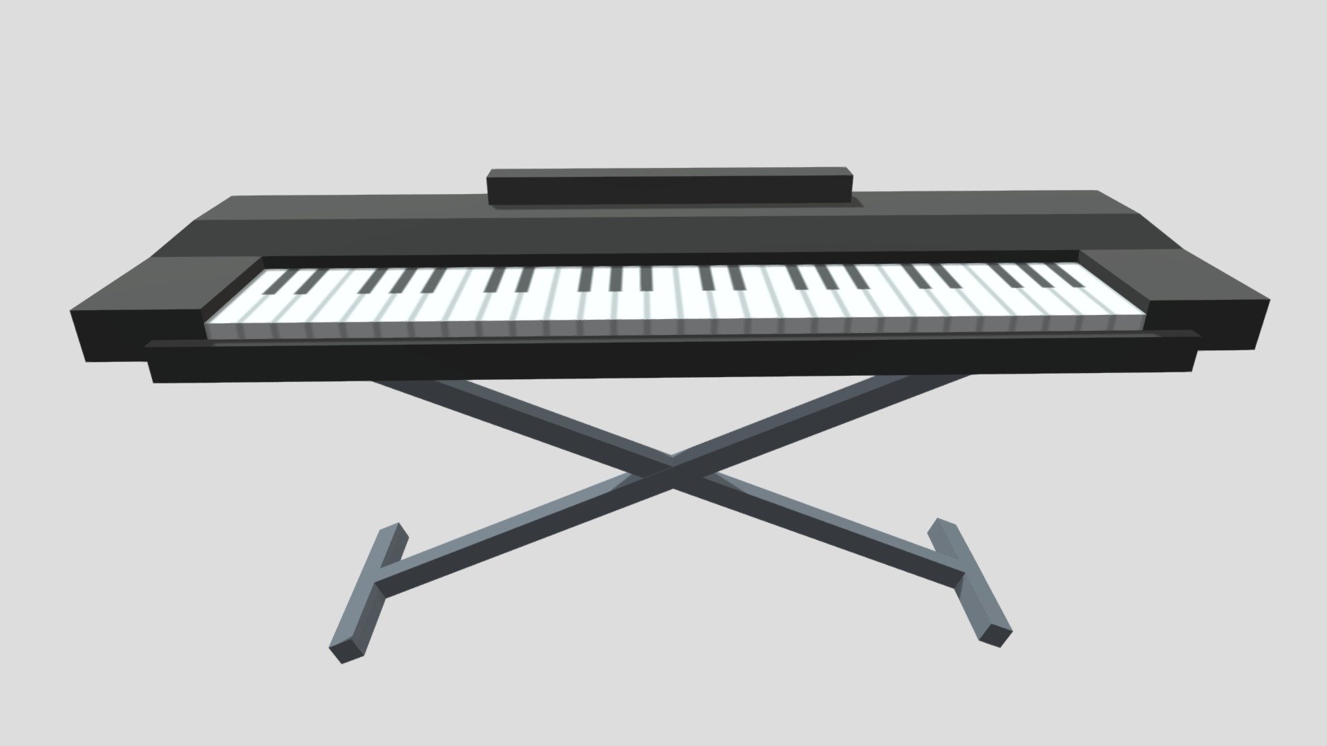 Prop Instrument Keyboard Ultra Low poly - Download Free 3D model by ...