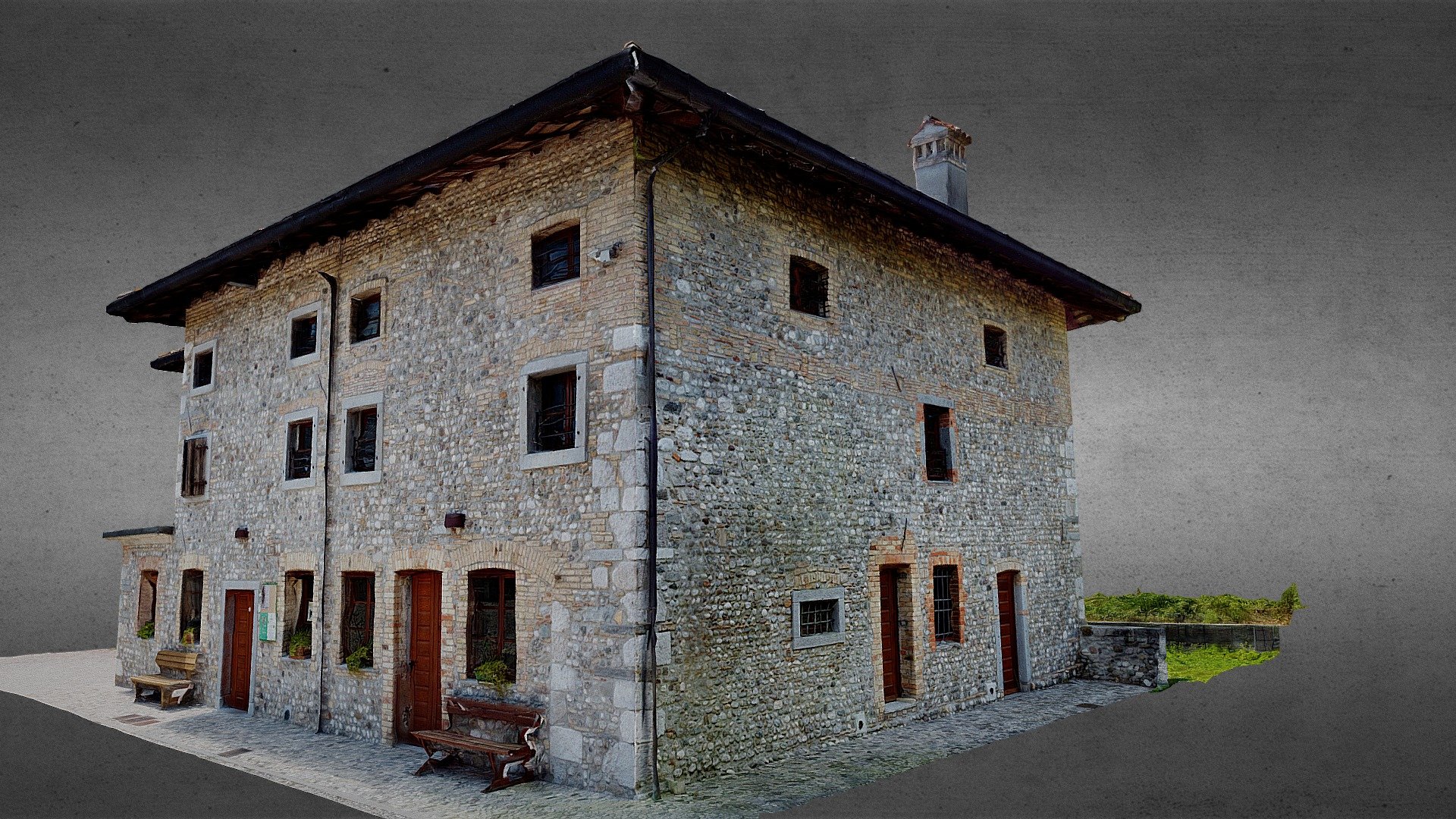 Mulino Braida - Flambro (UD) - Buy Royalty Free 3D model by ...