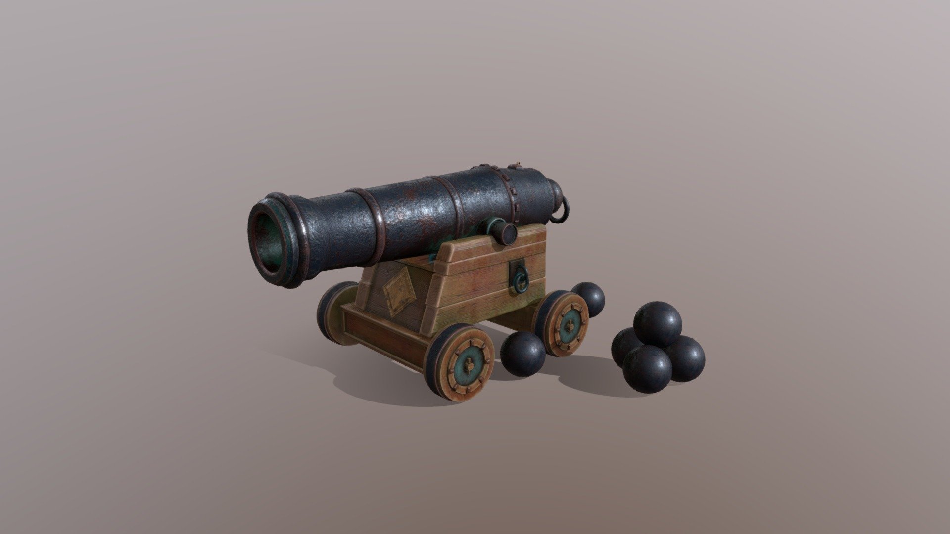 Big Gun - 3D model by Konstantin (@Derbot1985) [456b04e] - Sketchfab