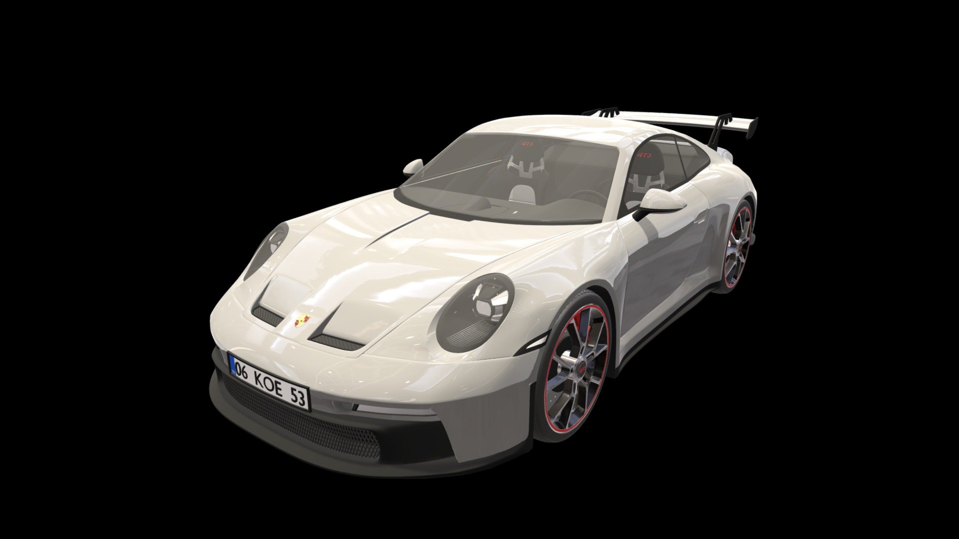 Porsche 911 GT3 - 3D model by Koe01000010 [456b3d9] - Sketchfab