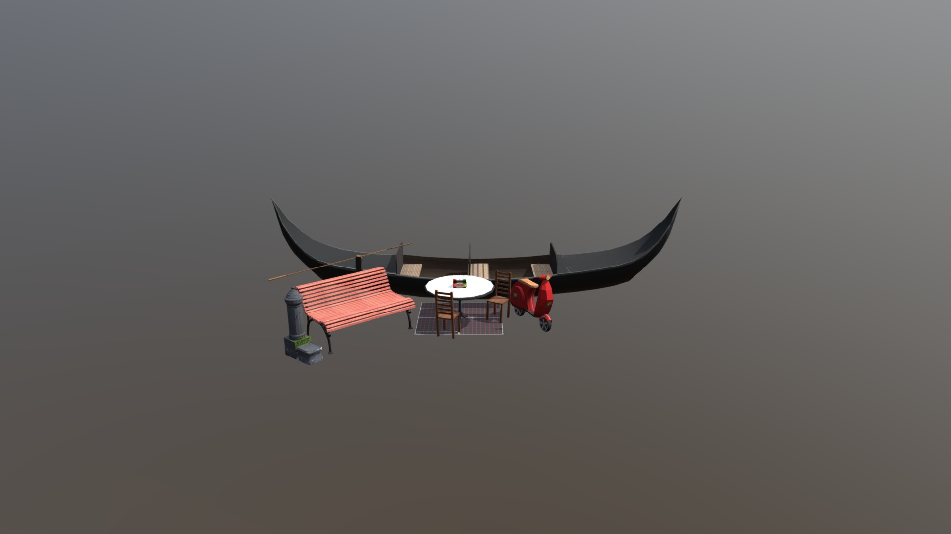 Props Scene - 3D model by JorgiGeraerts [456b408] - Sketchfab
