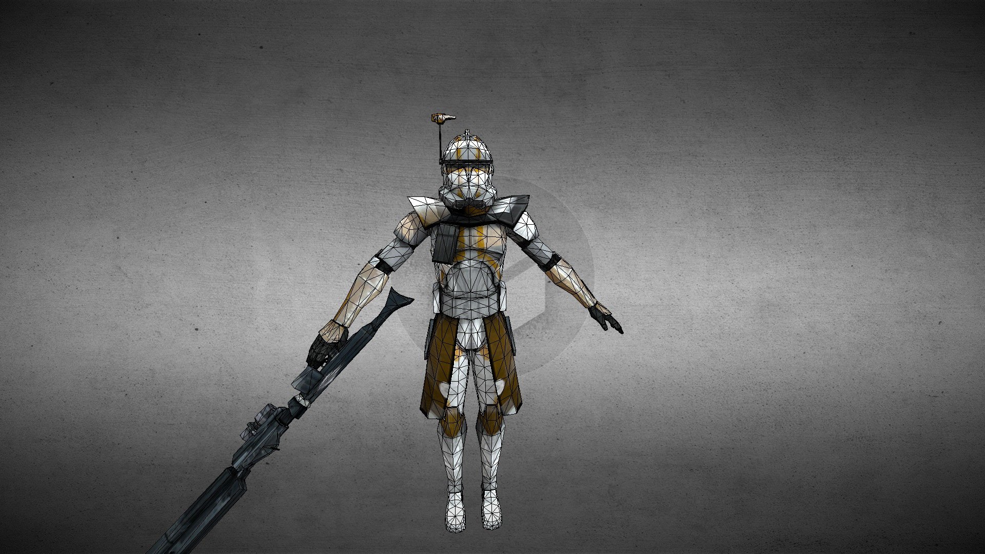 clone-trooper-v3 - 3D model by clayman0805 [456bb28] - Sketchfab