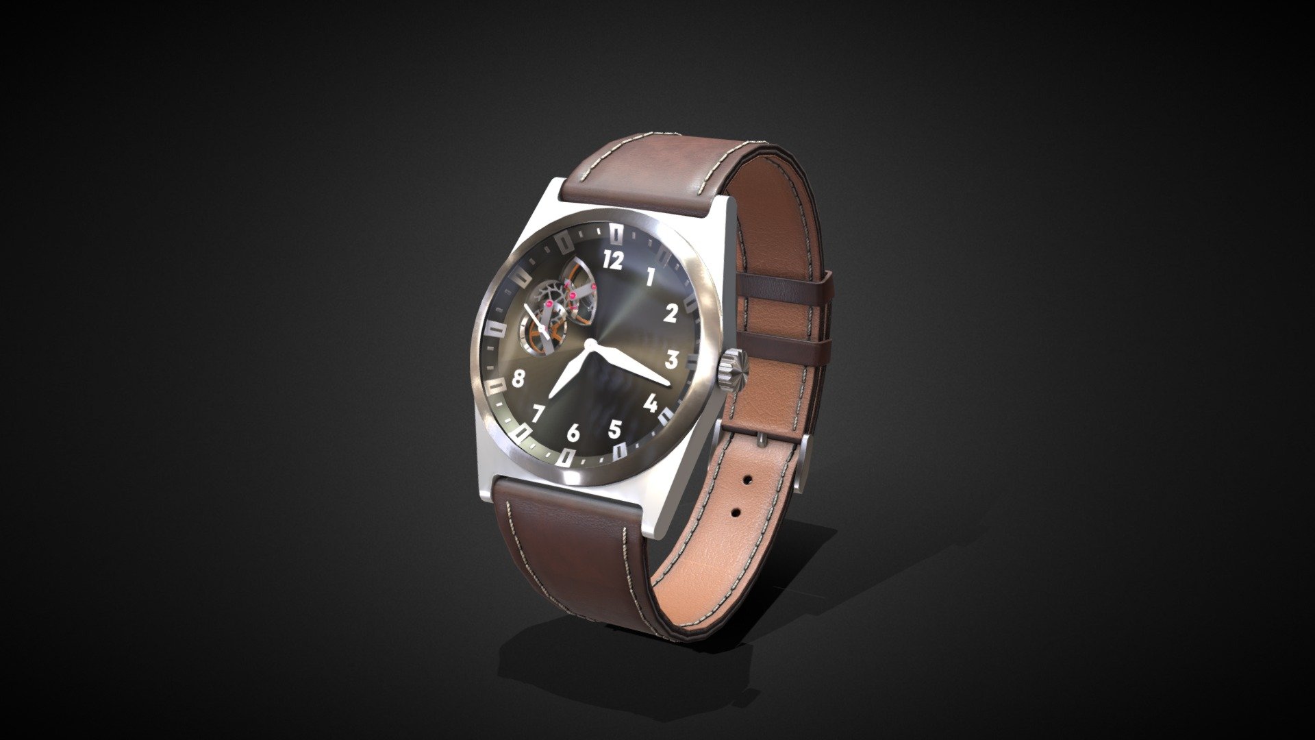 Watch - Game Ready - Animated mechanism - 3D model by Yann Wissang ...
