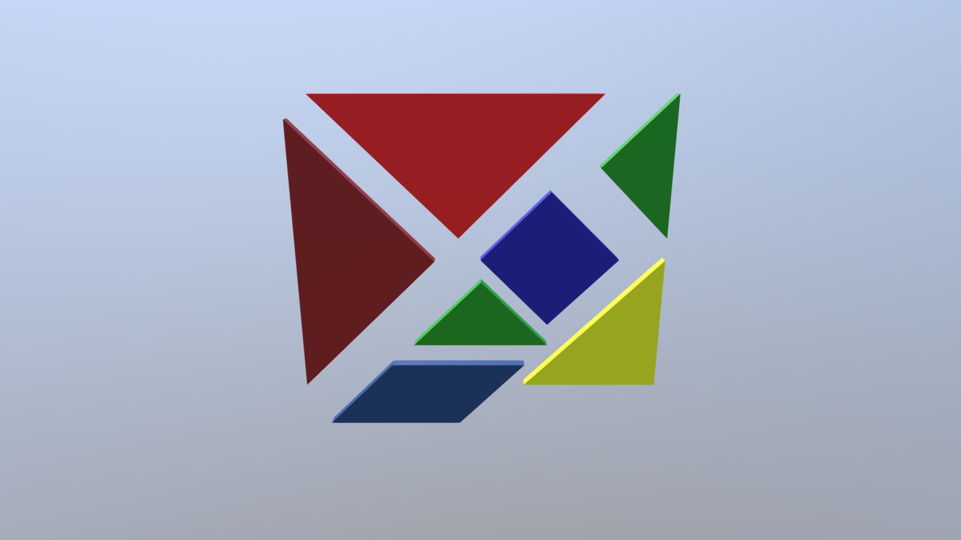 Tangram - 3D model by hemi [456d027] - Sketchfab