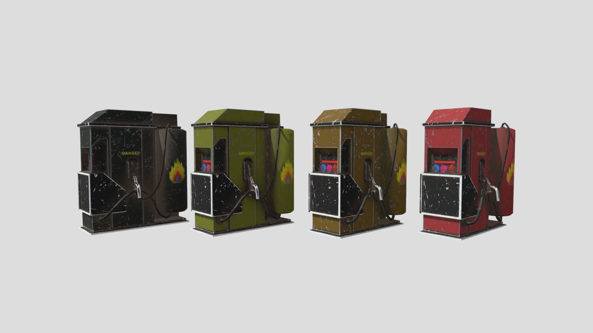 CNG / Filling Station Props - 3D model by Muhammad Faisal Bilal ...