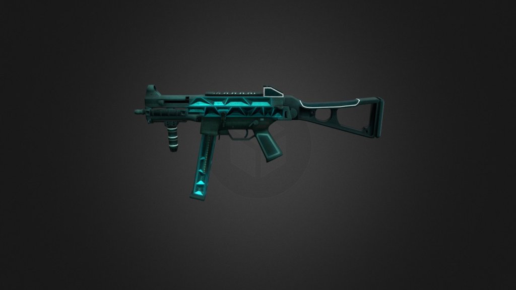 UMP-45 | Scaffold - 3D model by krakencommunity [456f7af] - Sketchfab