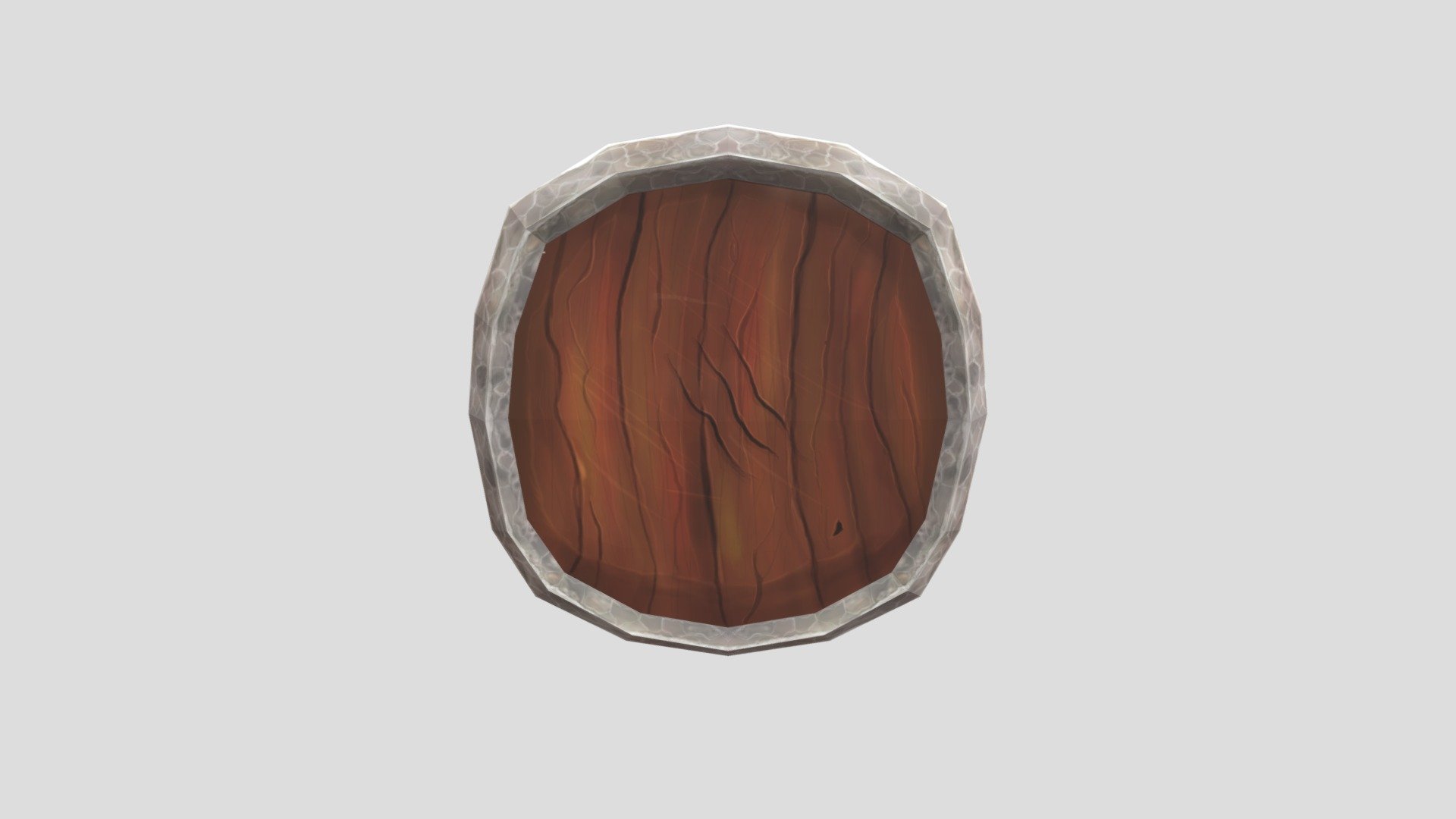 Hand Painted Low Poly Fantasy Shield - 3D model by Royce Allison ...